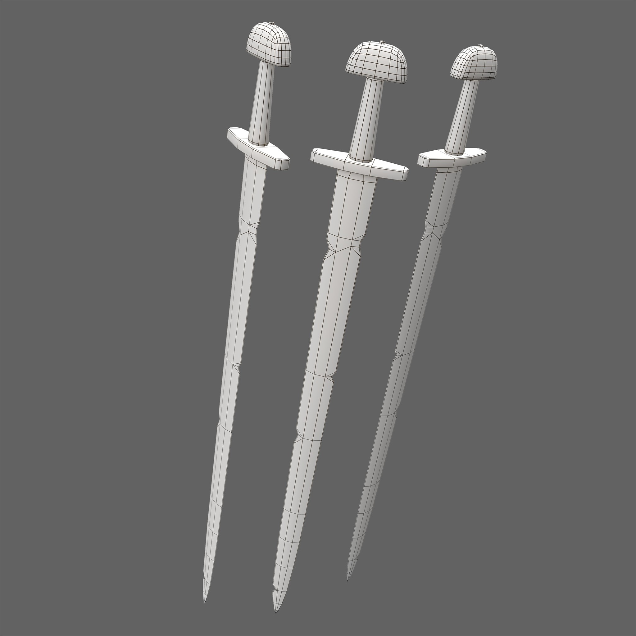 Viking Sword Wooden Hilt - 3D Model by Get Dead Entertainment