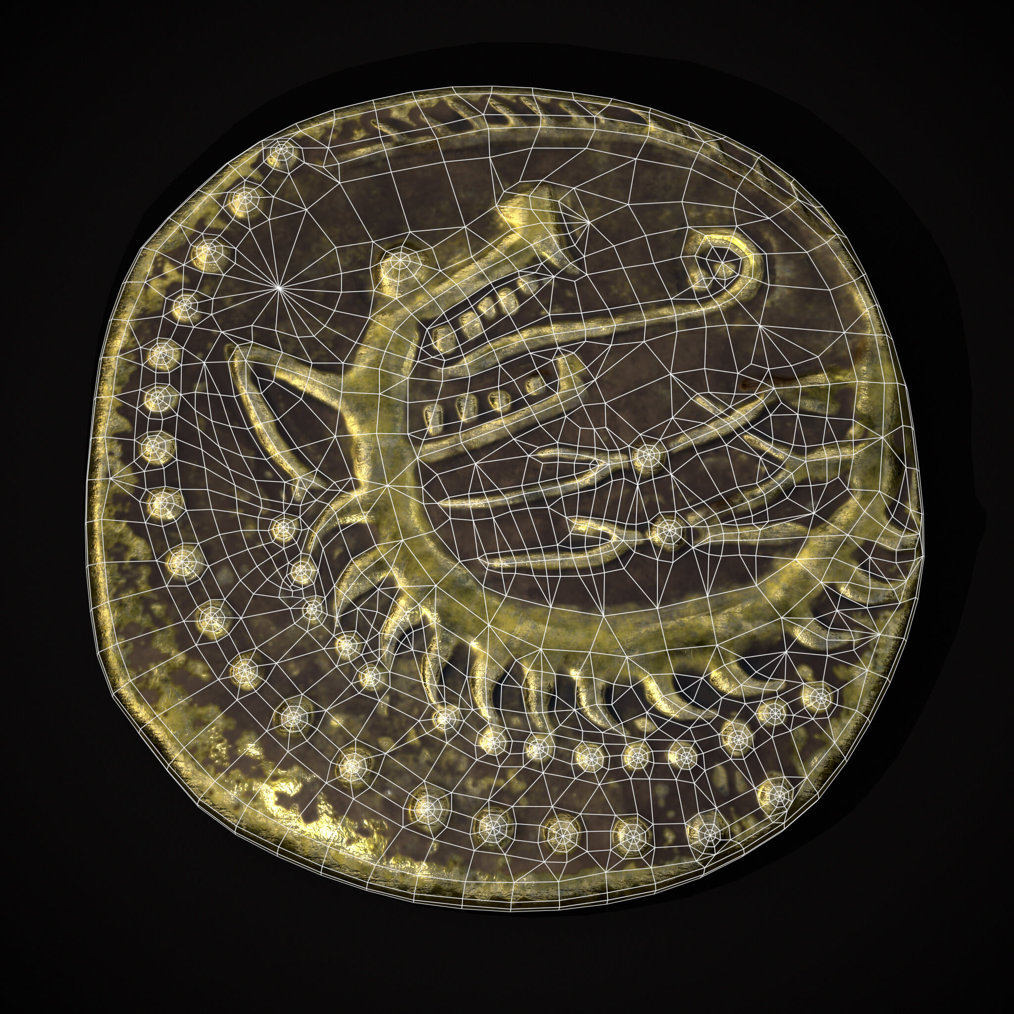 Viking Wolf Coin - 3D Model by Get Dead Entertainment