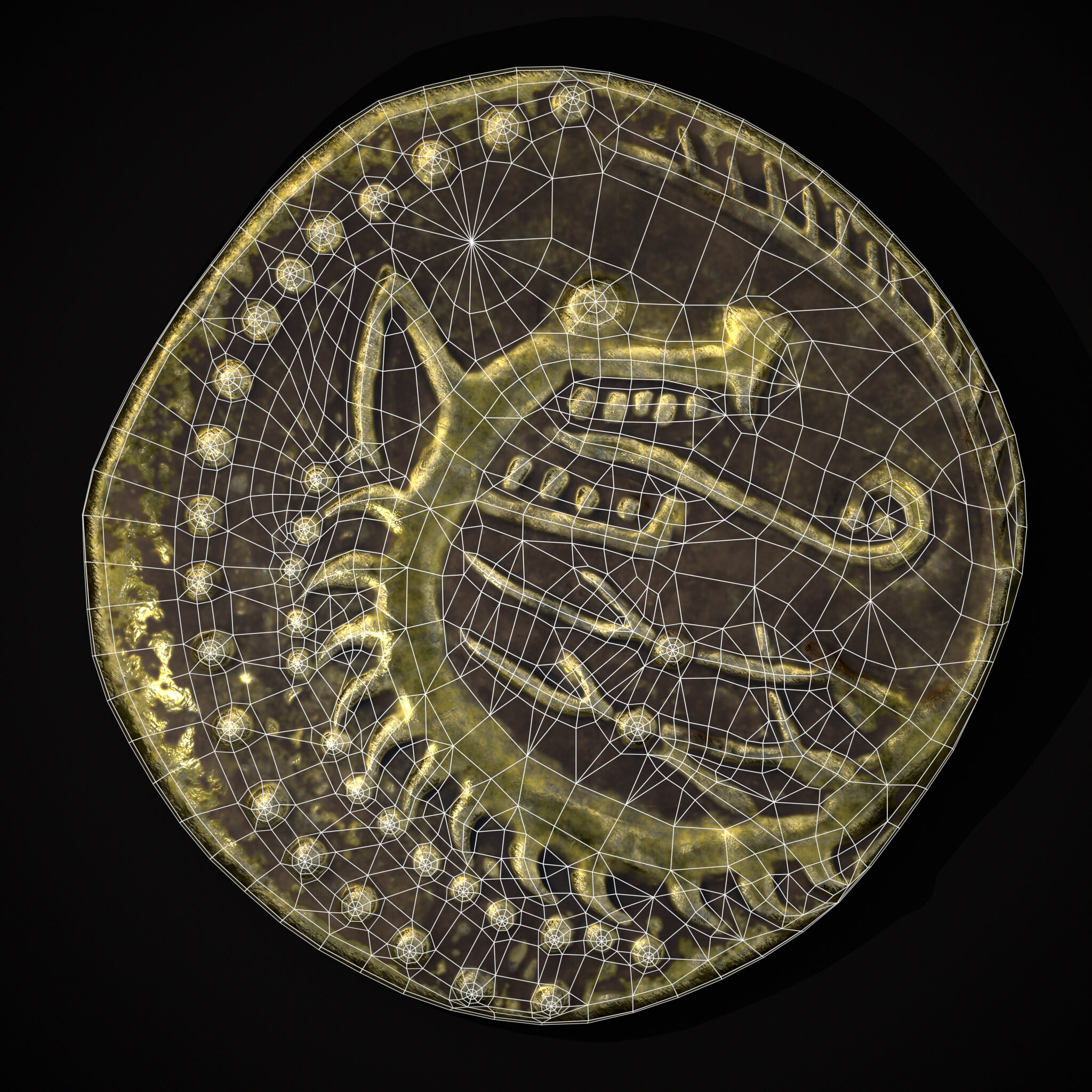 Viking Wolf Coin - 3D Model by Get Dead Entertainment