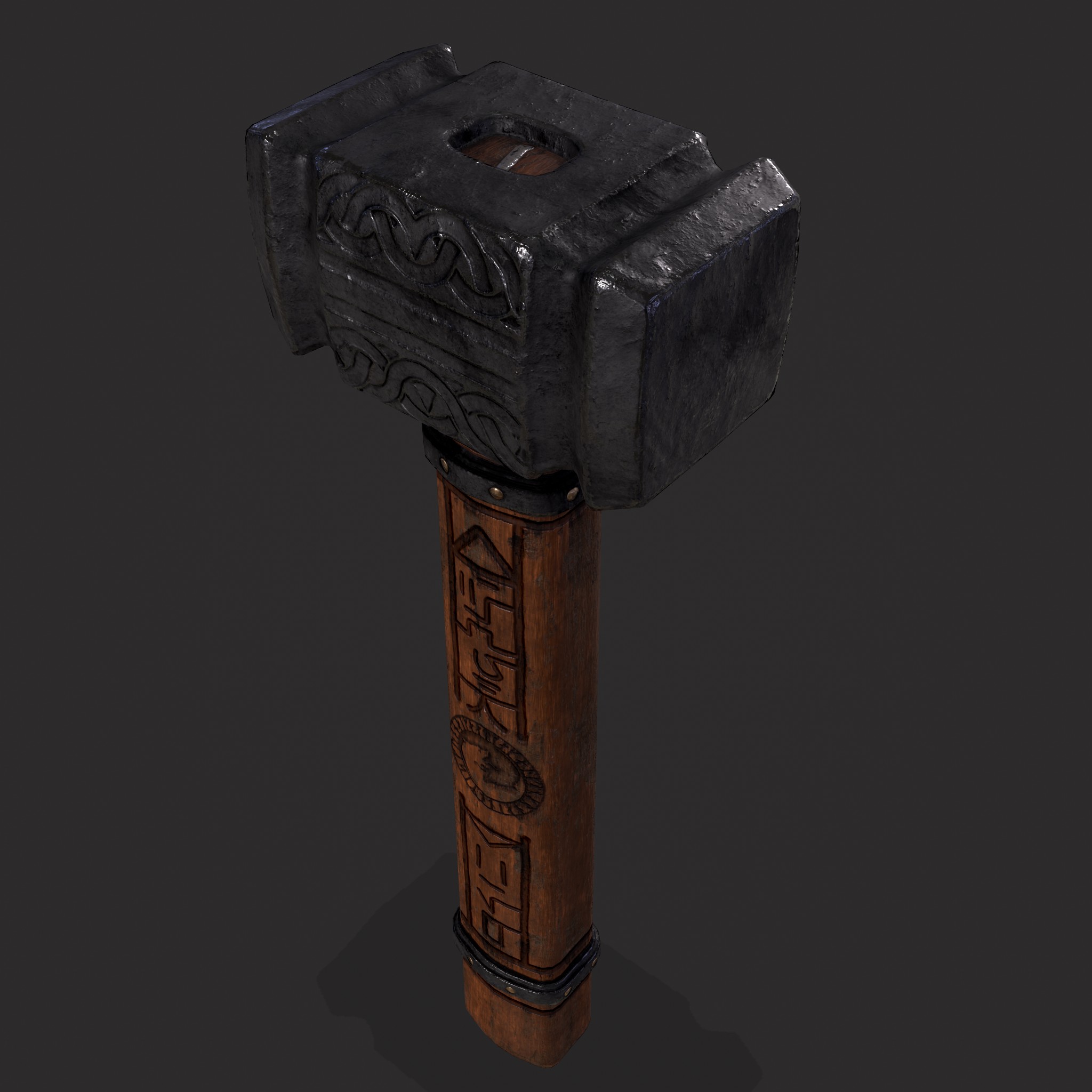 Viking Wolf Hammer - 3D Model by Get Dead Entertainment