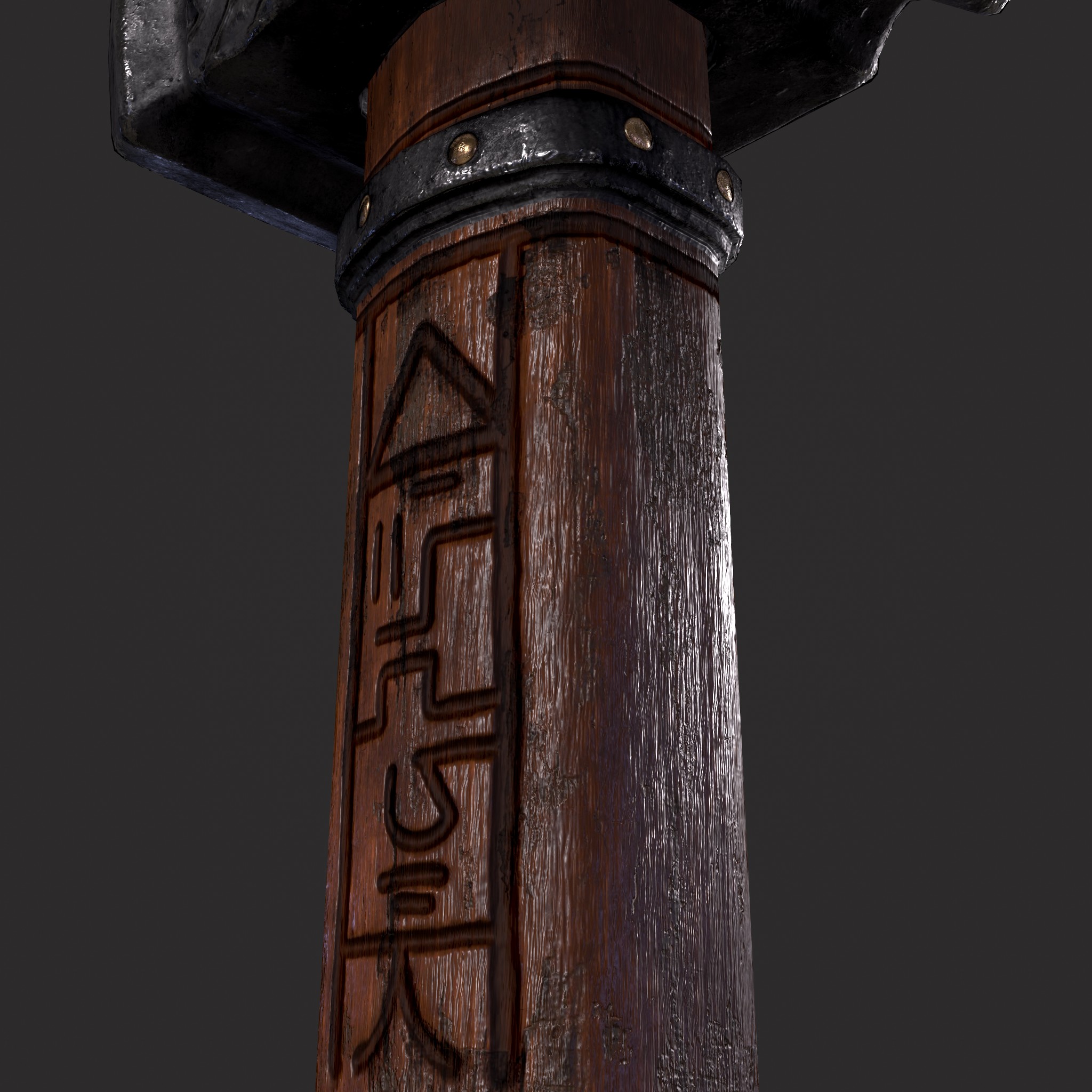 Viking Wolf Hammer - 3D Model by Get Dead Entertainment