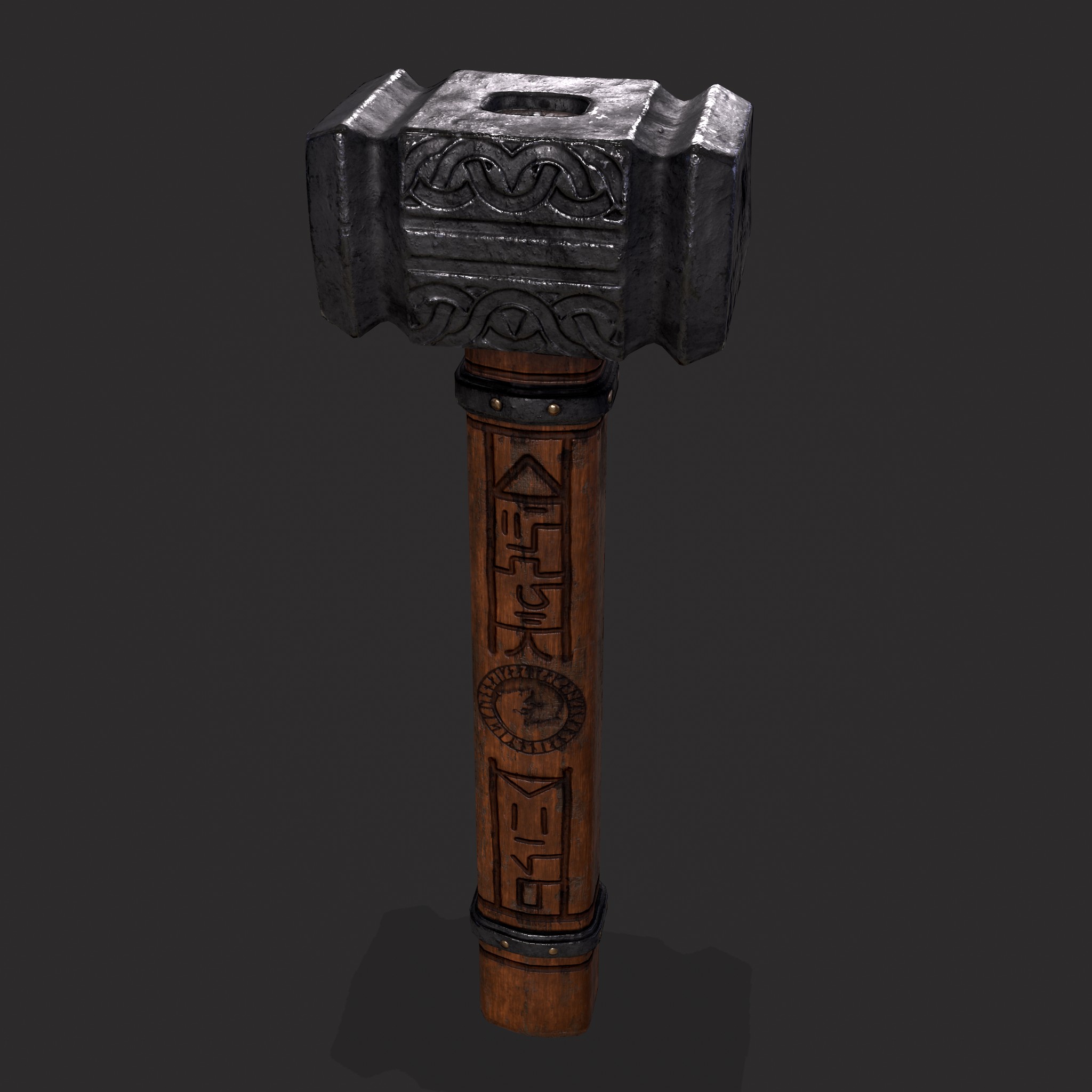 Viking Wolf Hammer - 3D Model by Get Dead Entertainment