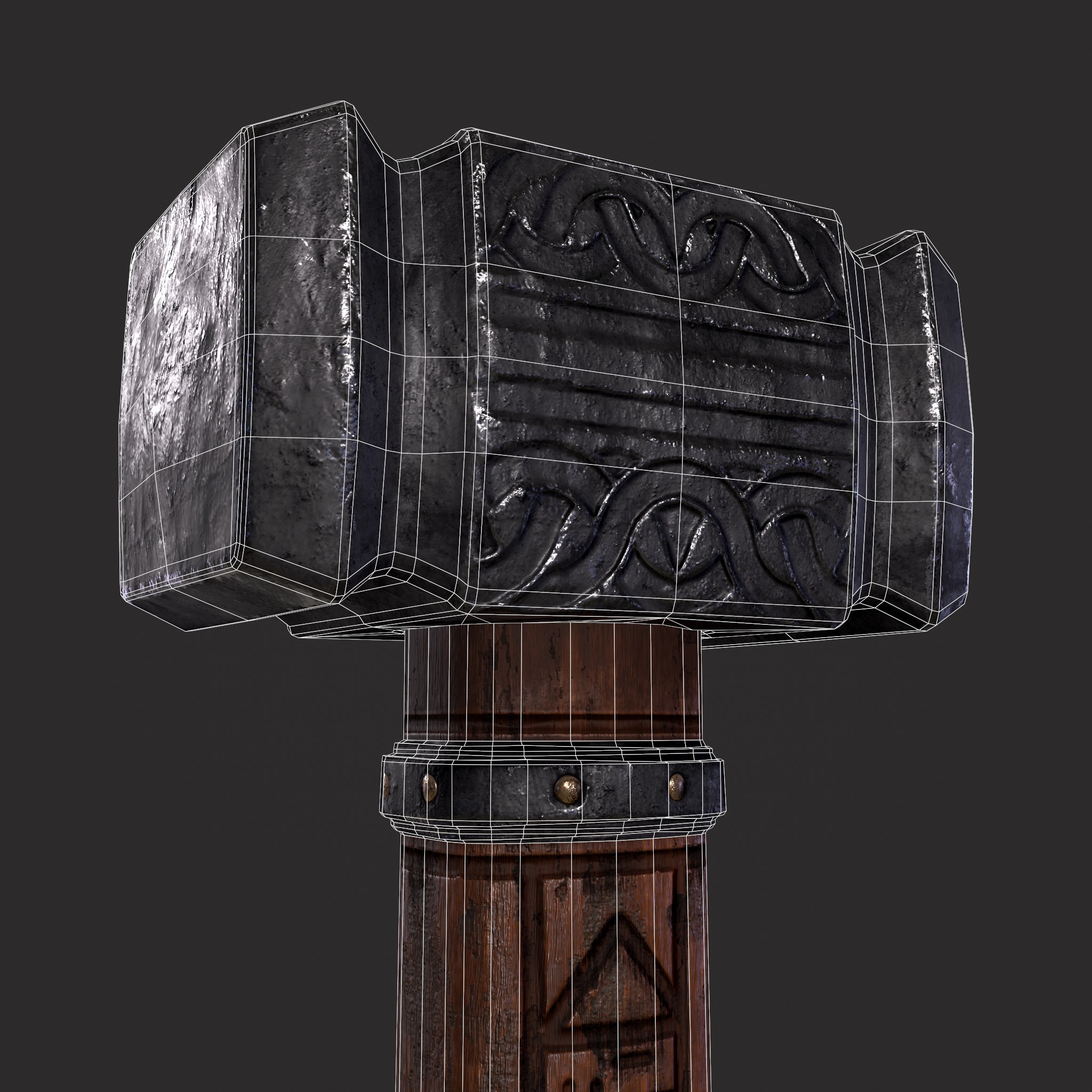 Viking Wolf Hammer - 3D Model by Get Dead Entertainment