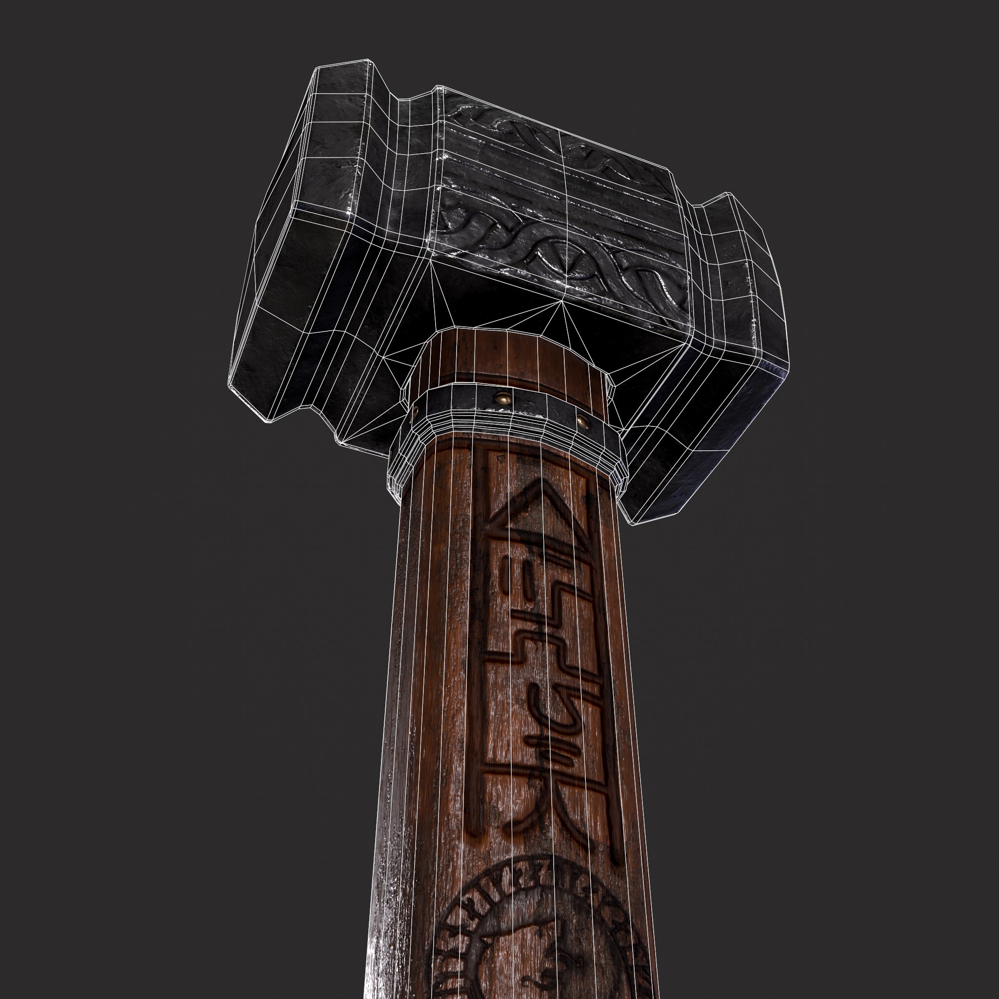 Viking Wolf Hammer - 3D Model by Get Dead Entertainment