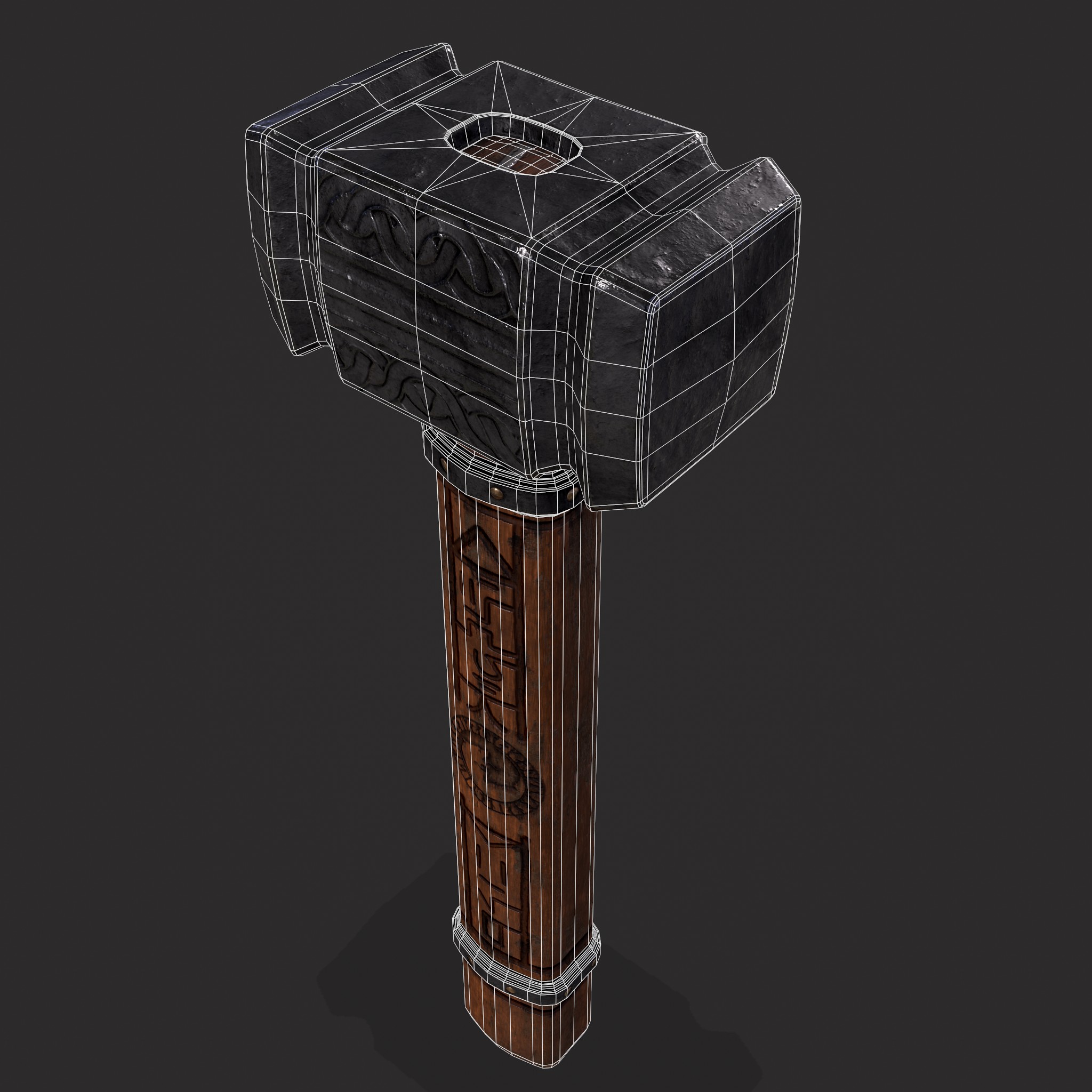 Viking Wolf Hammer - 3D Model by Get Dead Entertainment