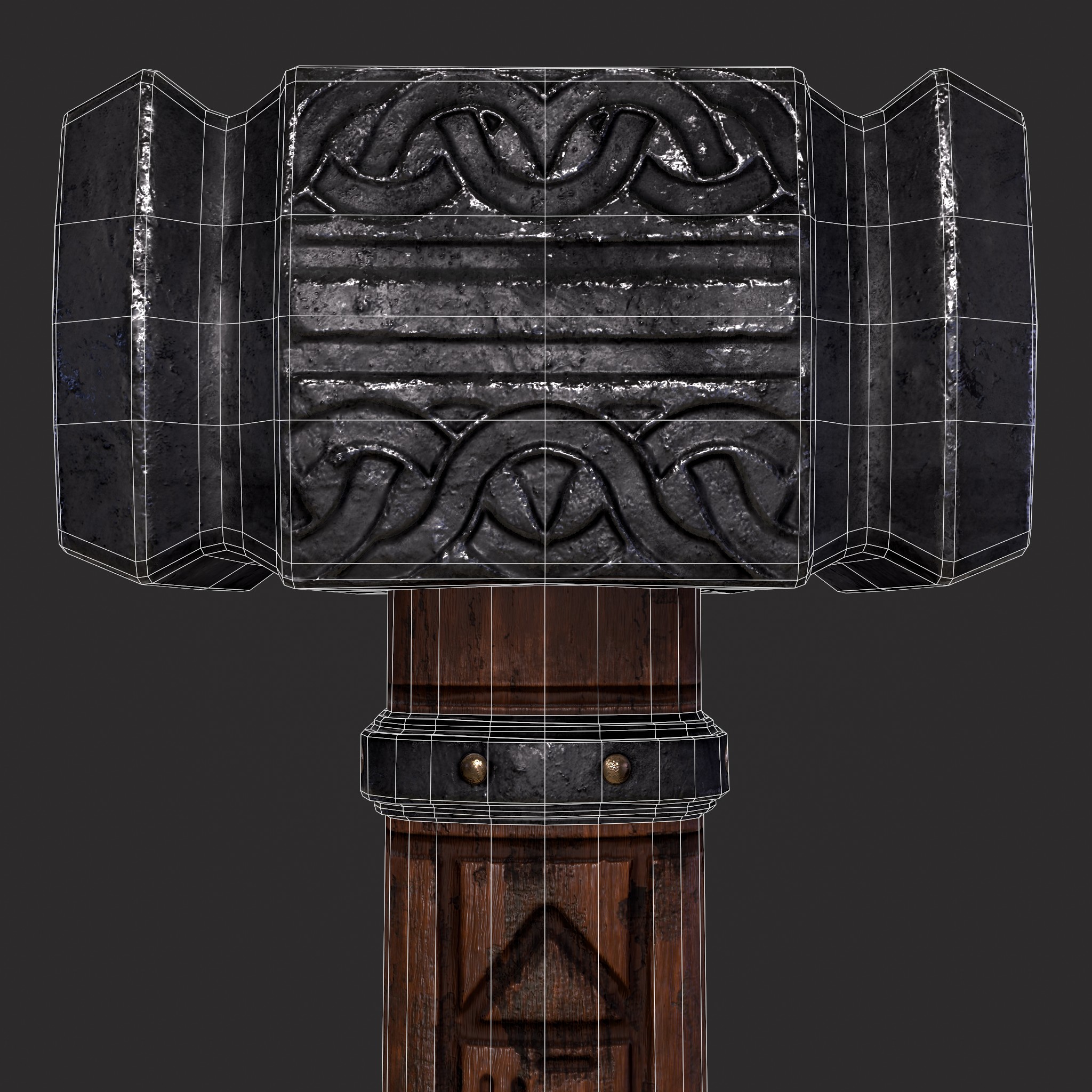Viking Wolf Hammer - 3D Model by Get Dead Entertainment