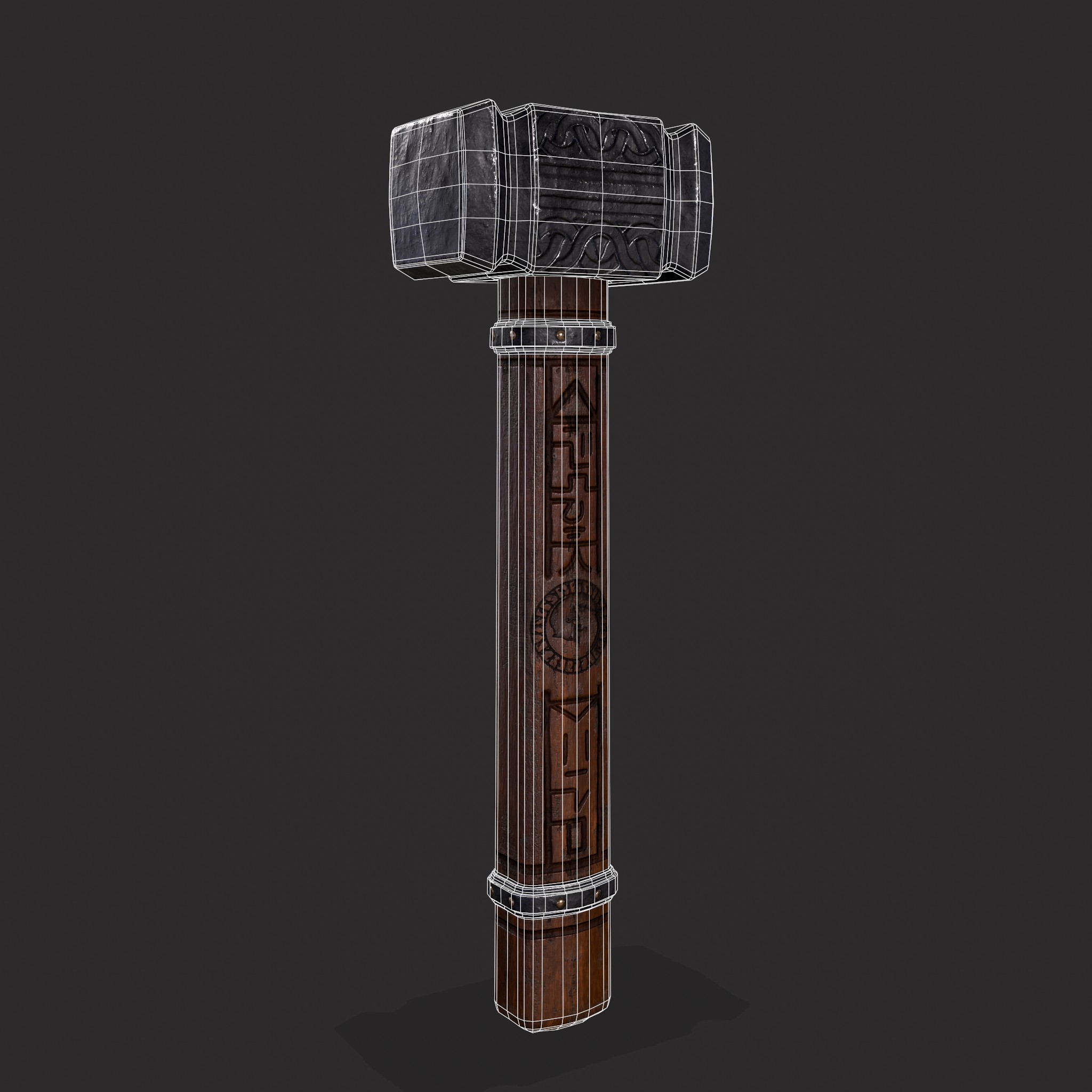 Viking Wolf Hammer - 3D Model by Get Dead Entertainment