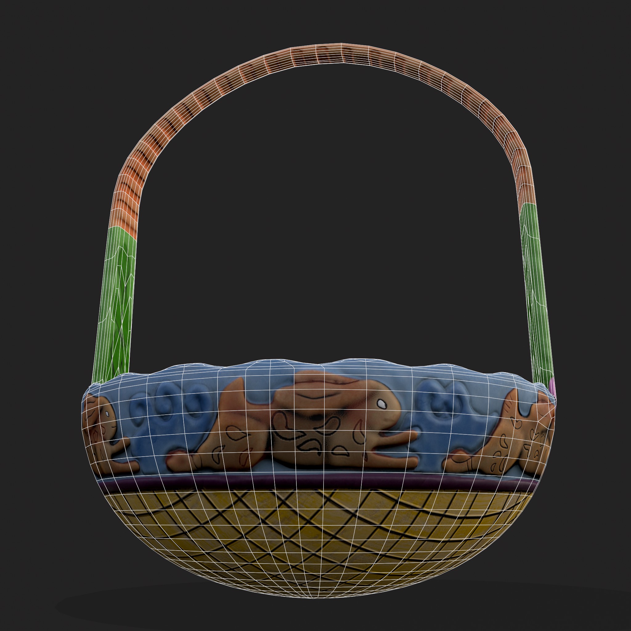Vintage Easter Basket - 3D Model by Get Dead Entertainment