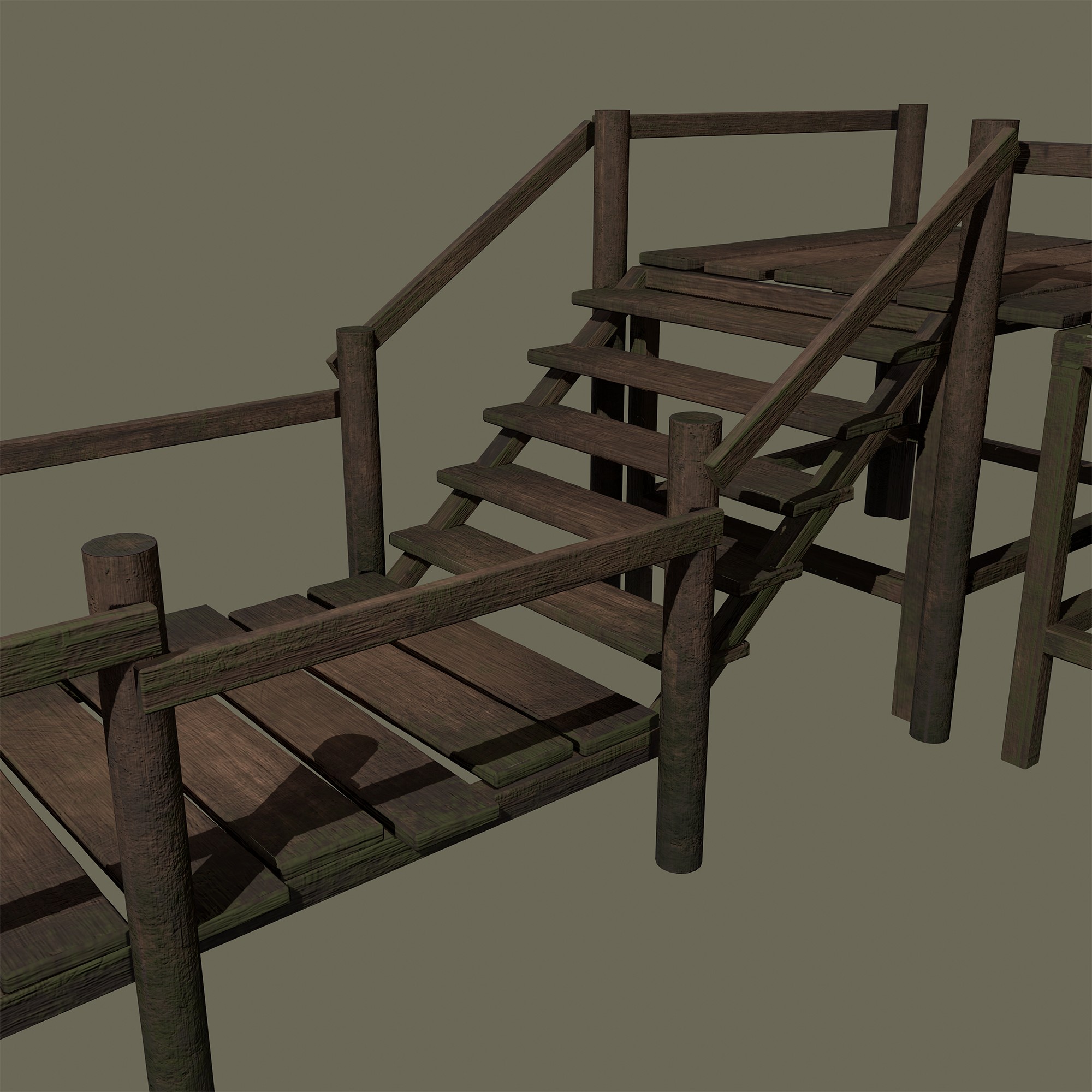 Wooden Walkway - 3D Model by Get Dead Entertainment