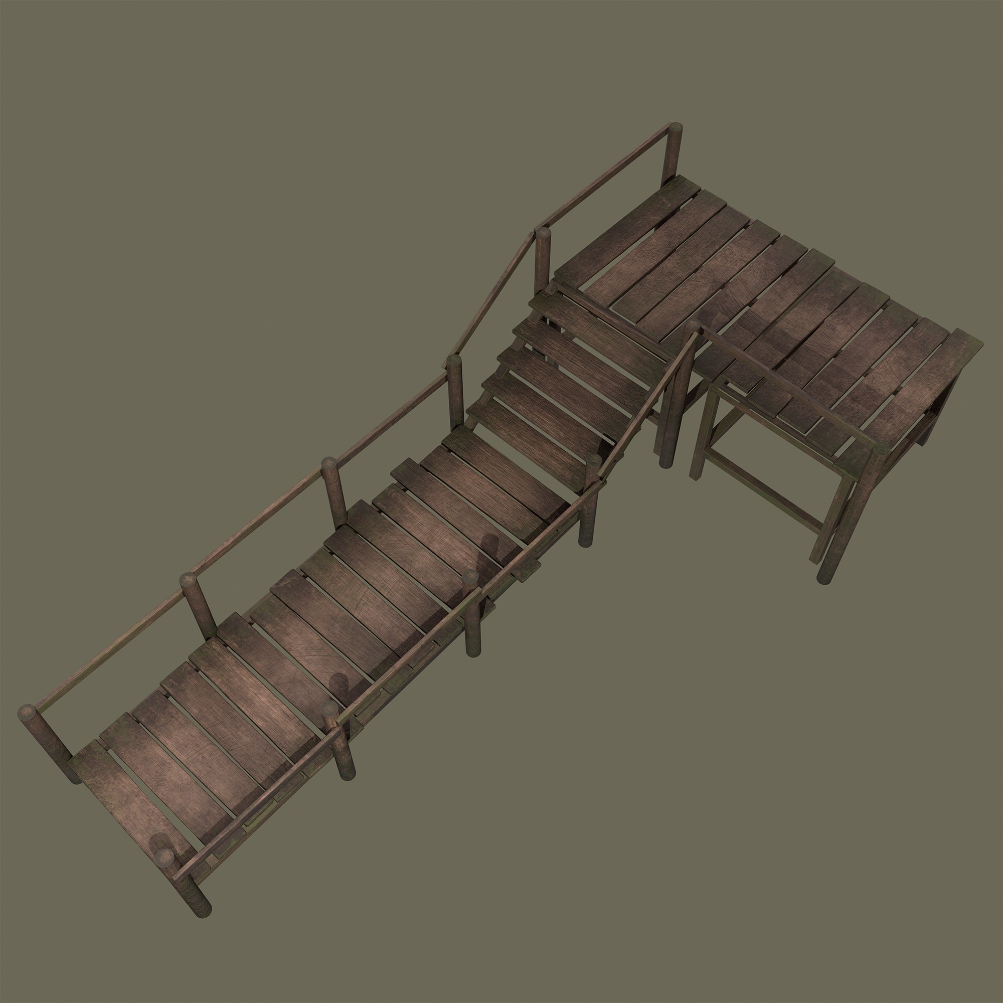 Wooden Walkway - 3D Model by Get Dead Entertainment
