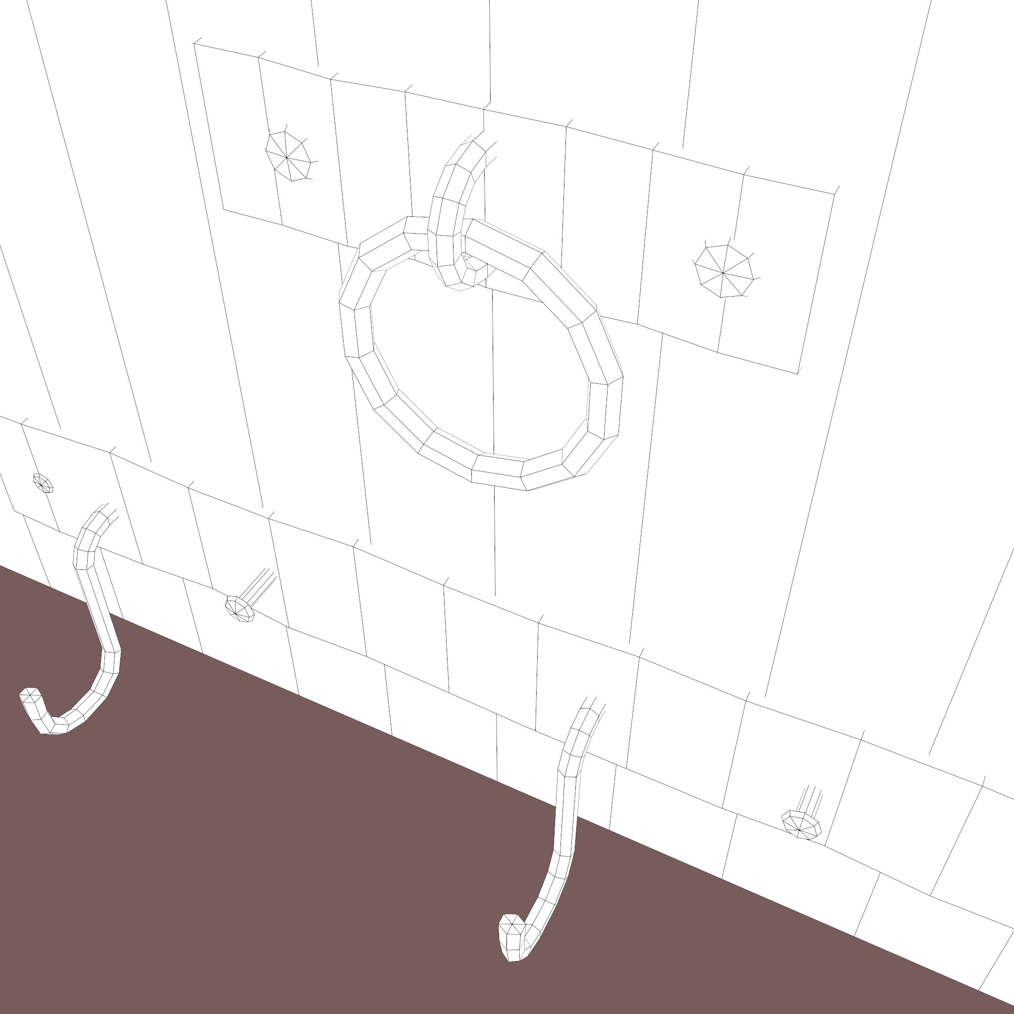 Wall Rack Wooden - 3D Model by Get Dead Entertainment