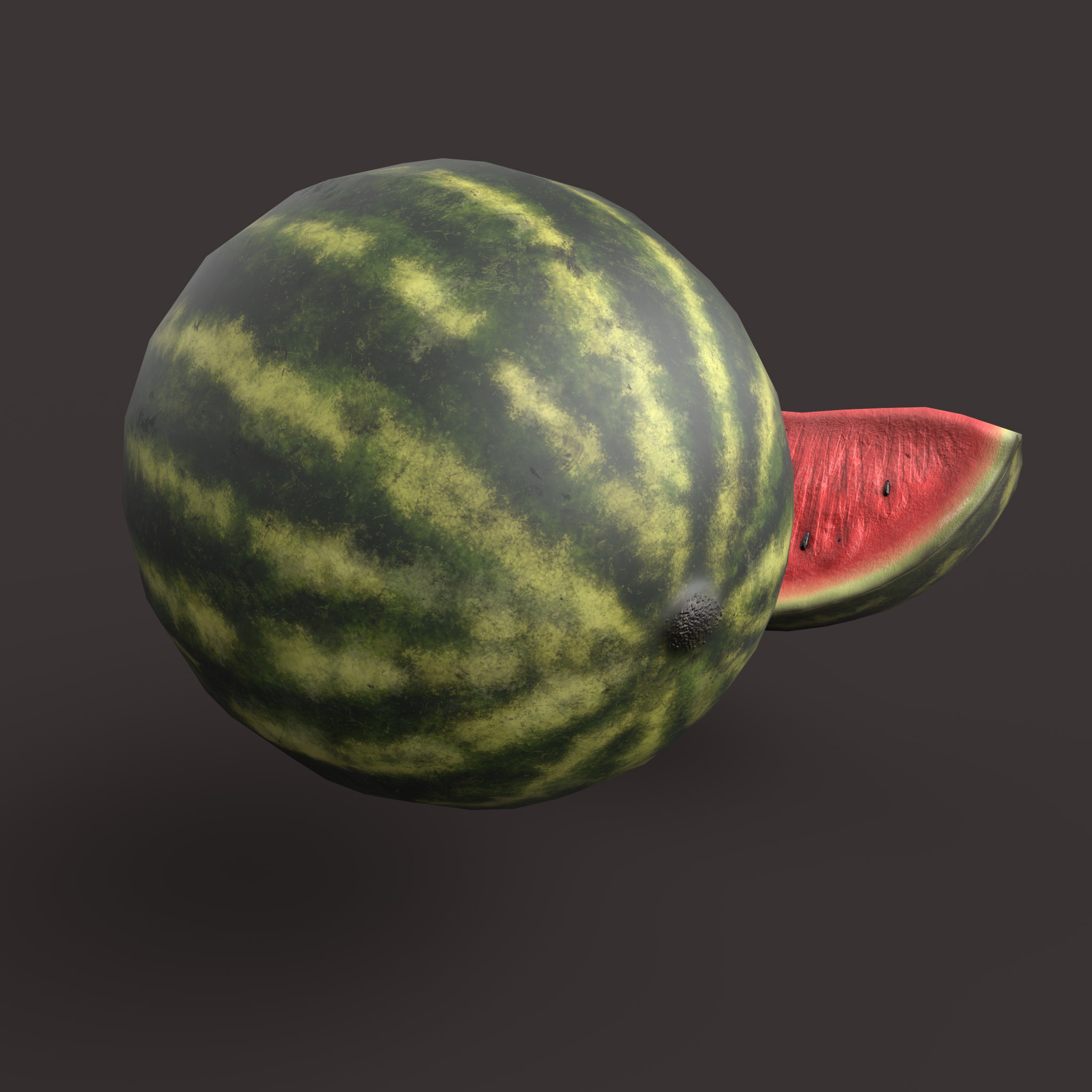 Watermelon Fruit - 3D Model by Get Dead Entertainment