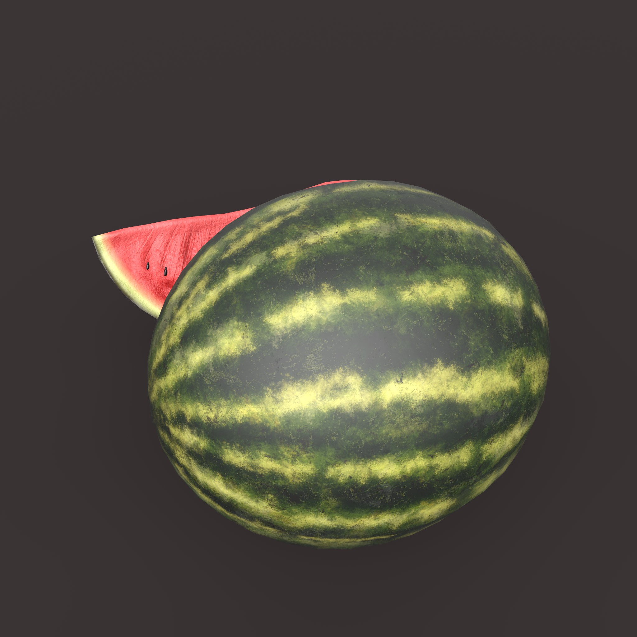 Watermelon Fruit - 3D Model by Get Dead Entertainment