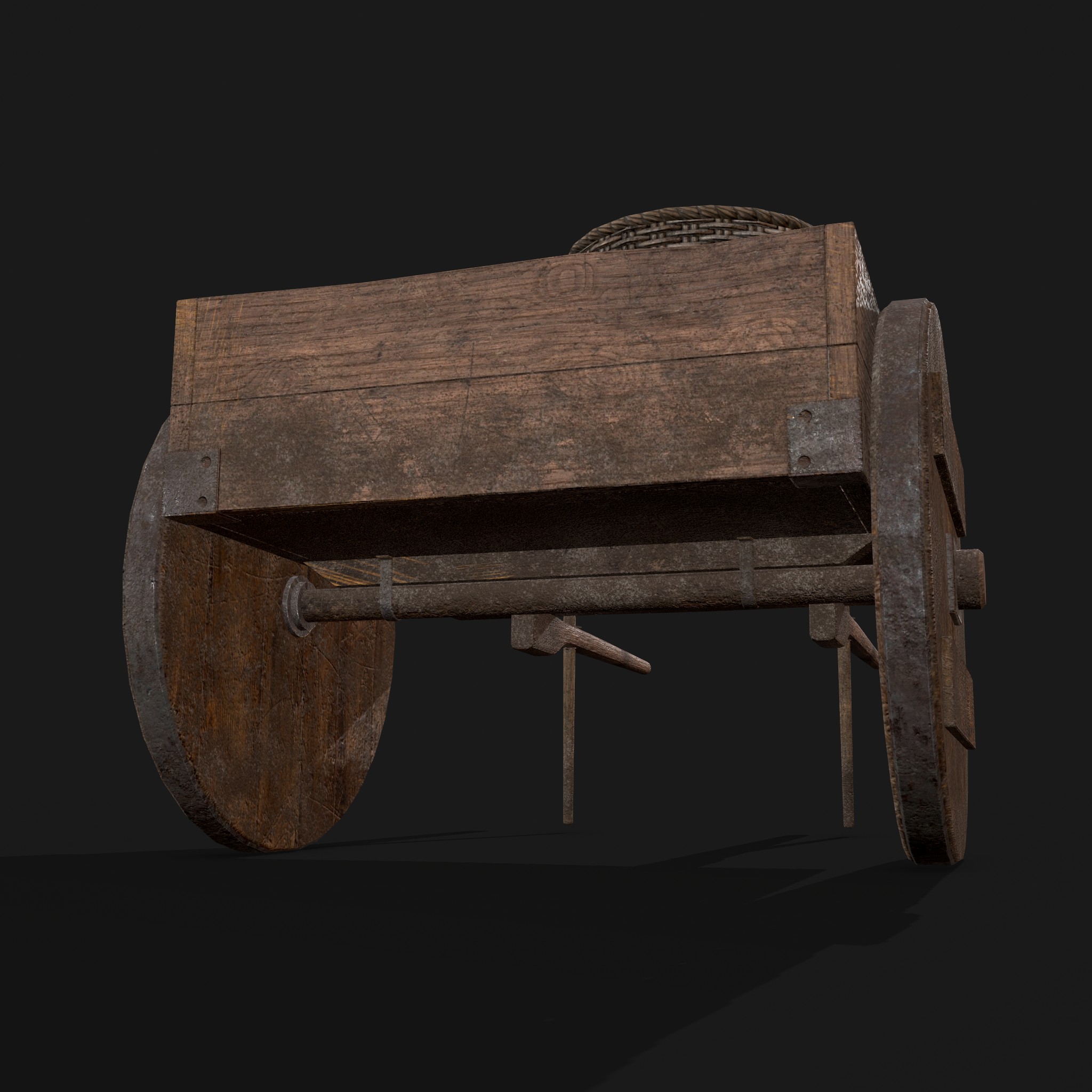 Wheeled Cart - 3D Model by Get Dead Entertainment