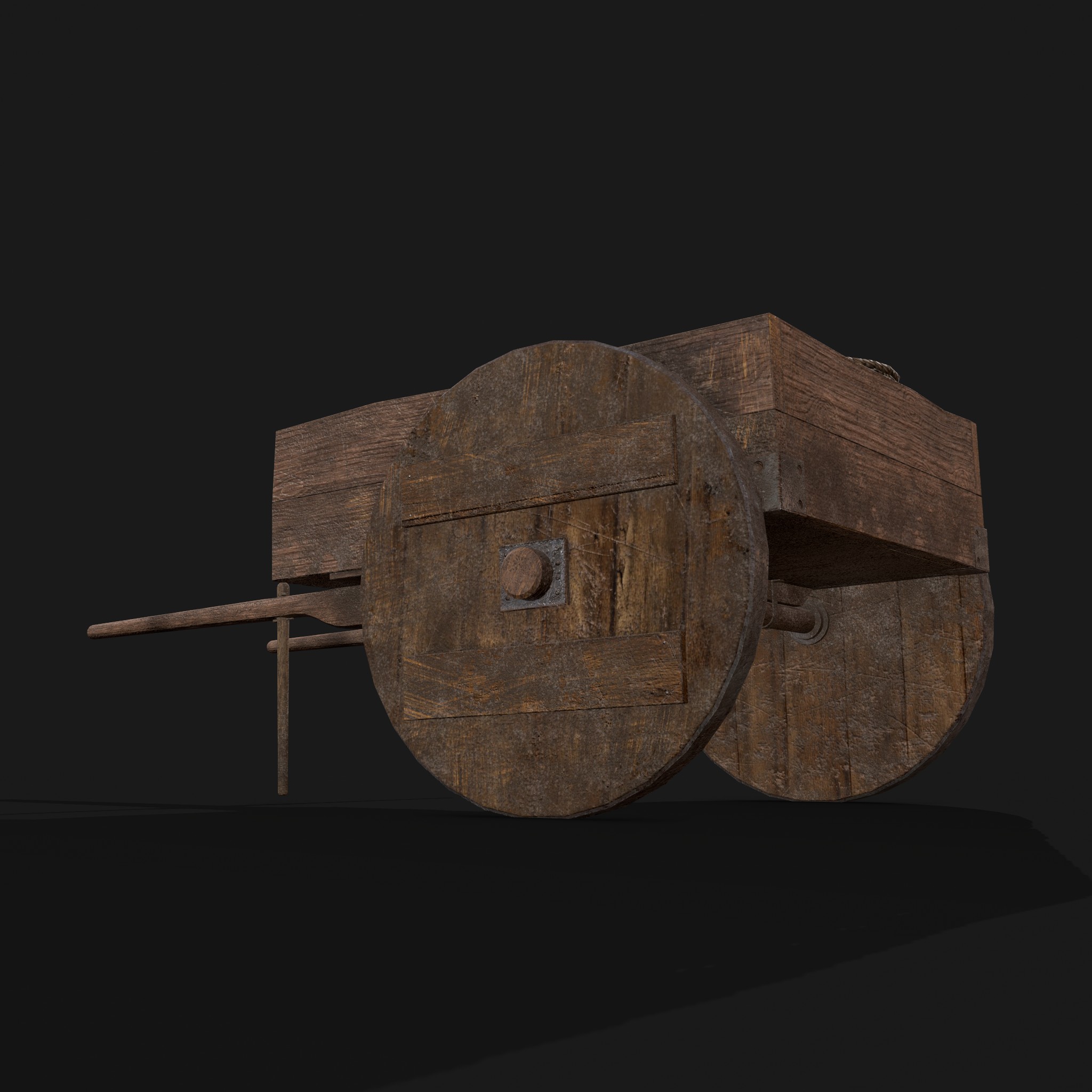 Wheeled Cart - 3D Model by Get Dead Entertainment