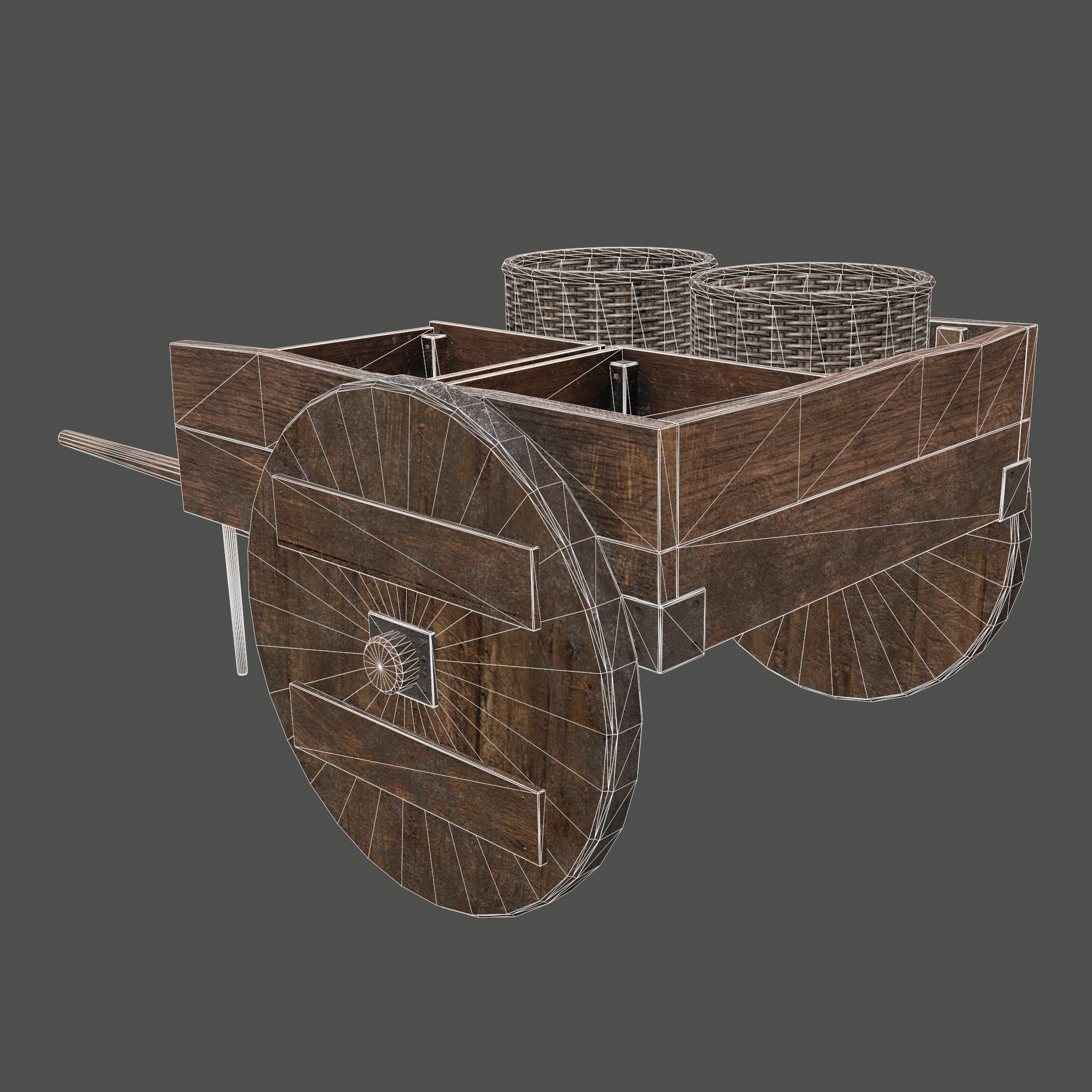 Wheeled Cart - 3D Model by Get Dead Entertainment