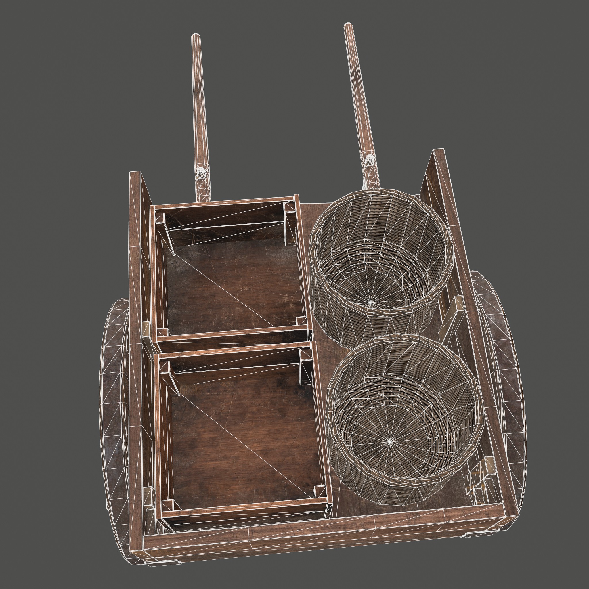 Wheeled Cart - 3D Model by Get Dead Entertainment