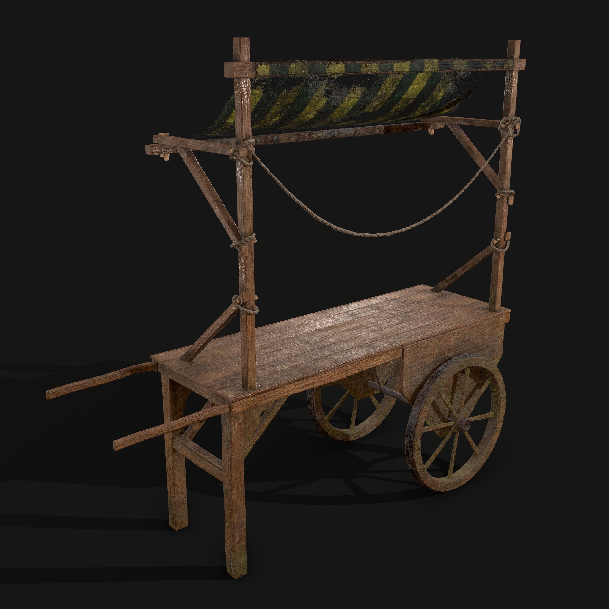 Wheeled Flat Deck Display - 3D Model by Get Dead Entertainment