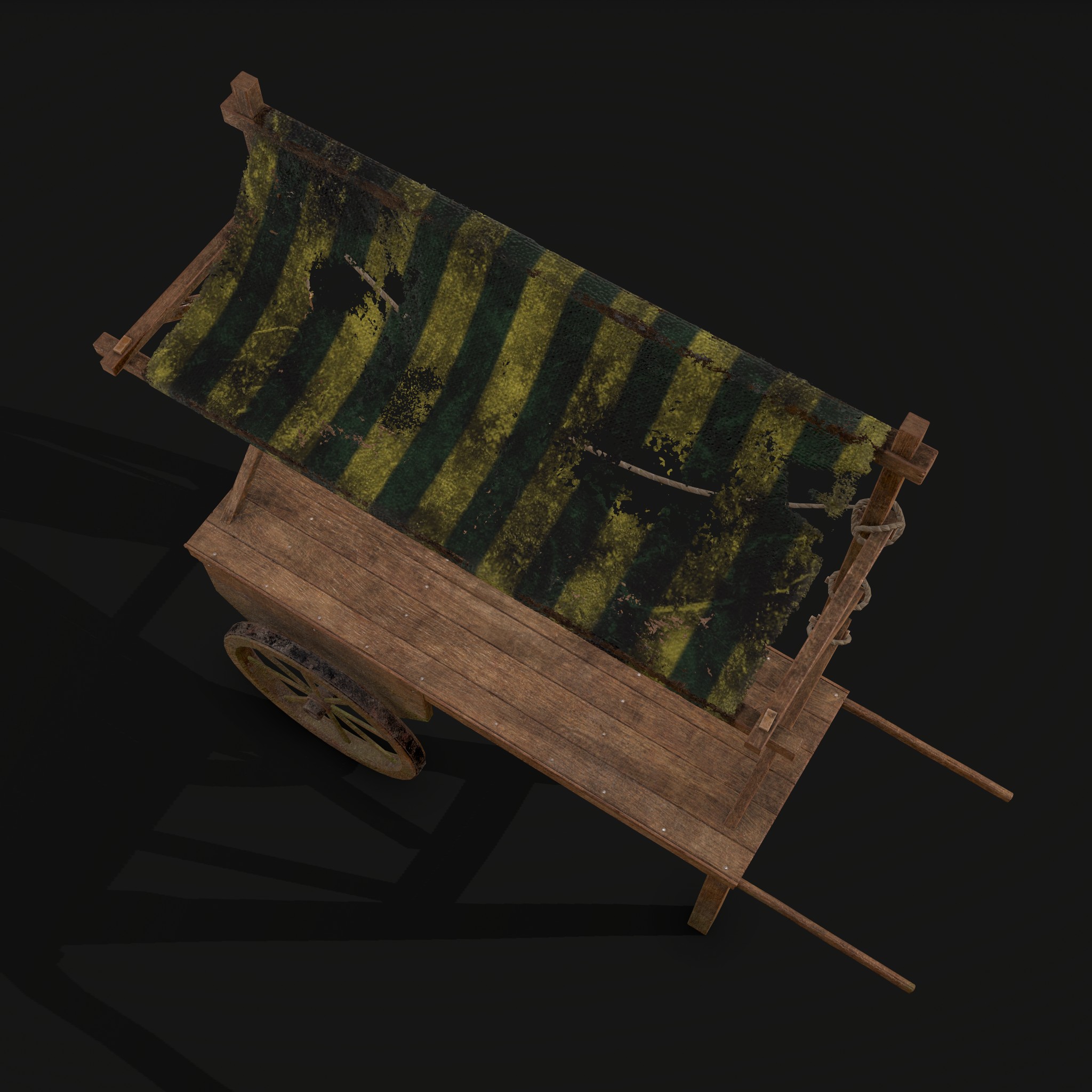 Wheeled Flat Deck Display - 3D Model by Get Dead Entertainment