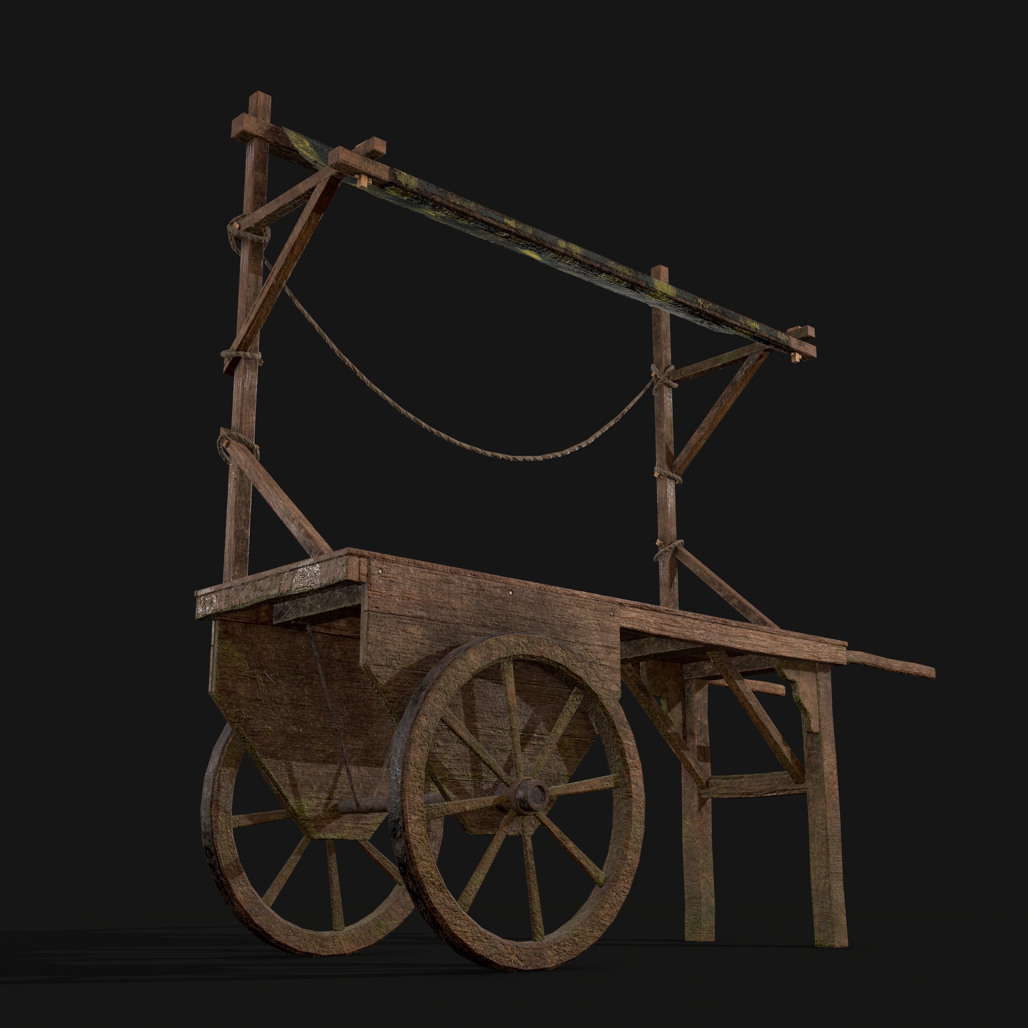 Wheeled Flat Deck Display - 3D Model by Get Dead Entertainment