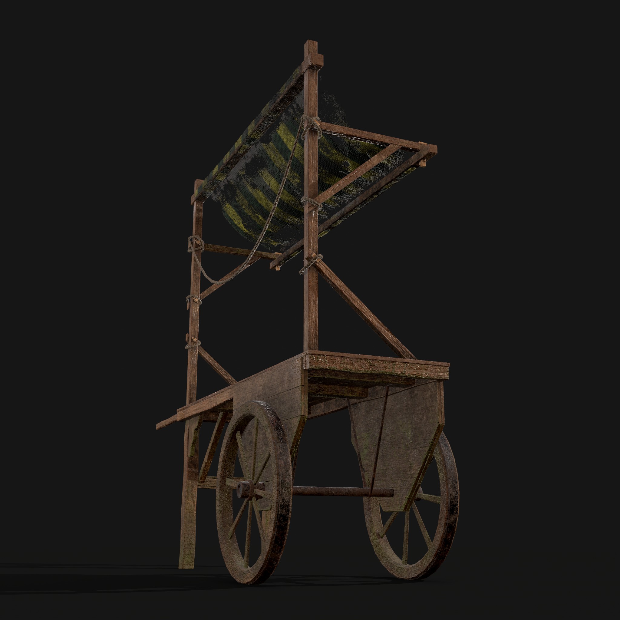 Wheeled Flat Deck Display - 3D Model by Get Dead Entertainment