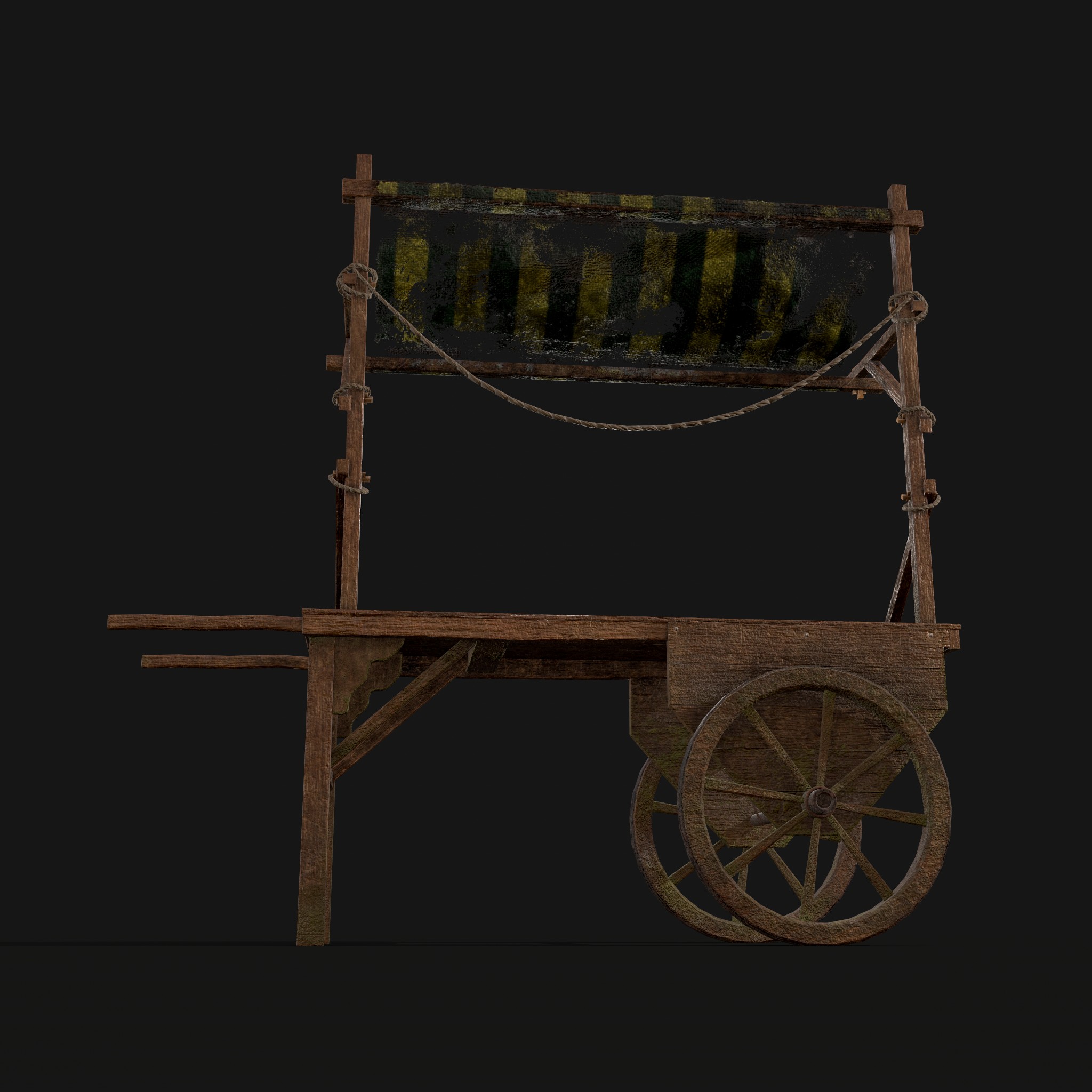 Wheeled Flat Deck Display - 3D Model by Get Dead Entertainment