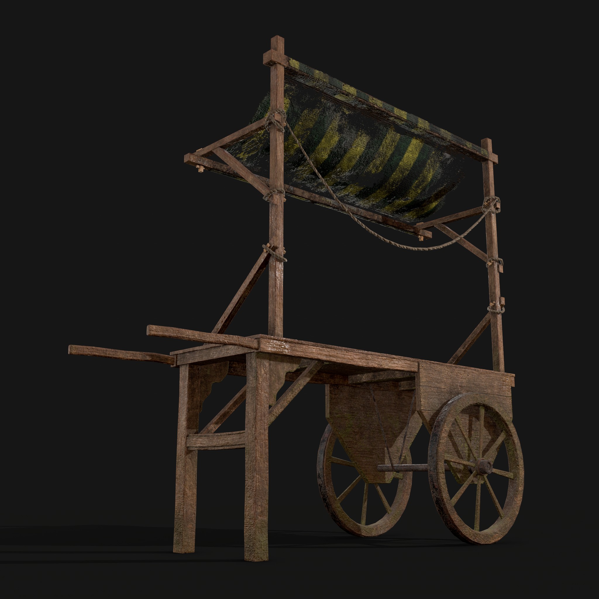 Wheeled Flat Deck Display - 3D Model by Get Dead Entertainment