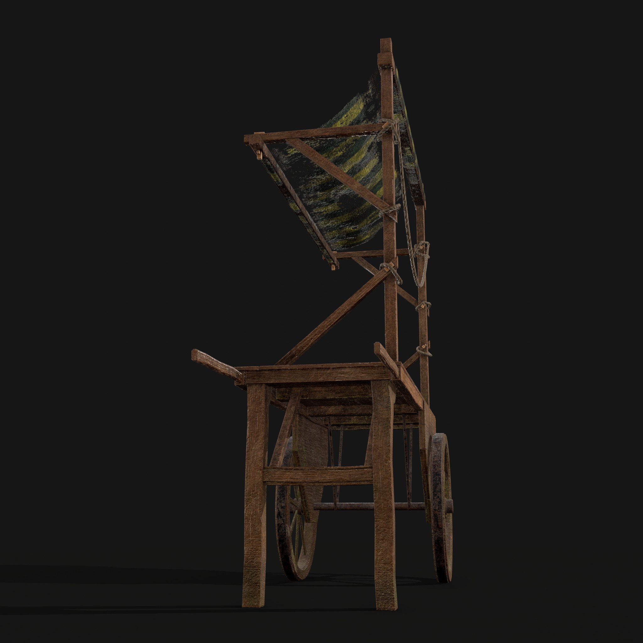 Wheeled Flat Deck Display - 3D Model by Get Dead Entertainment