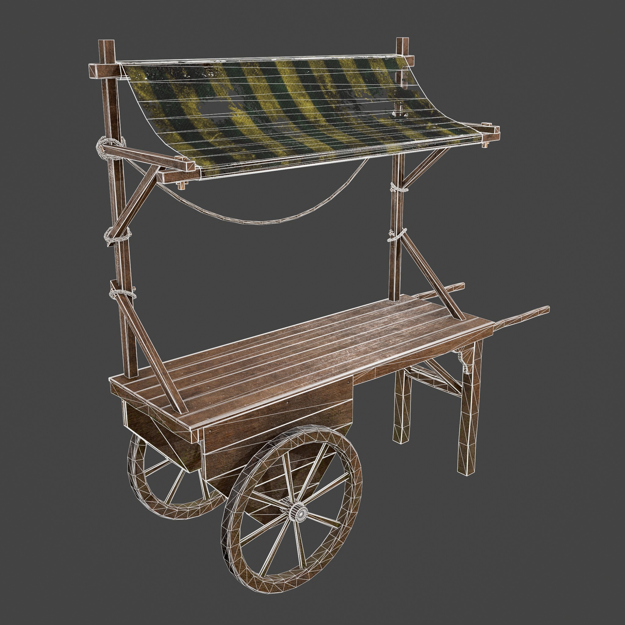 Wheeled Flat Deck Display - 3D Model by Get Dead Entertainment