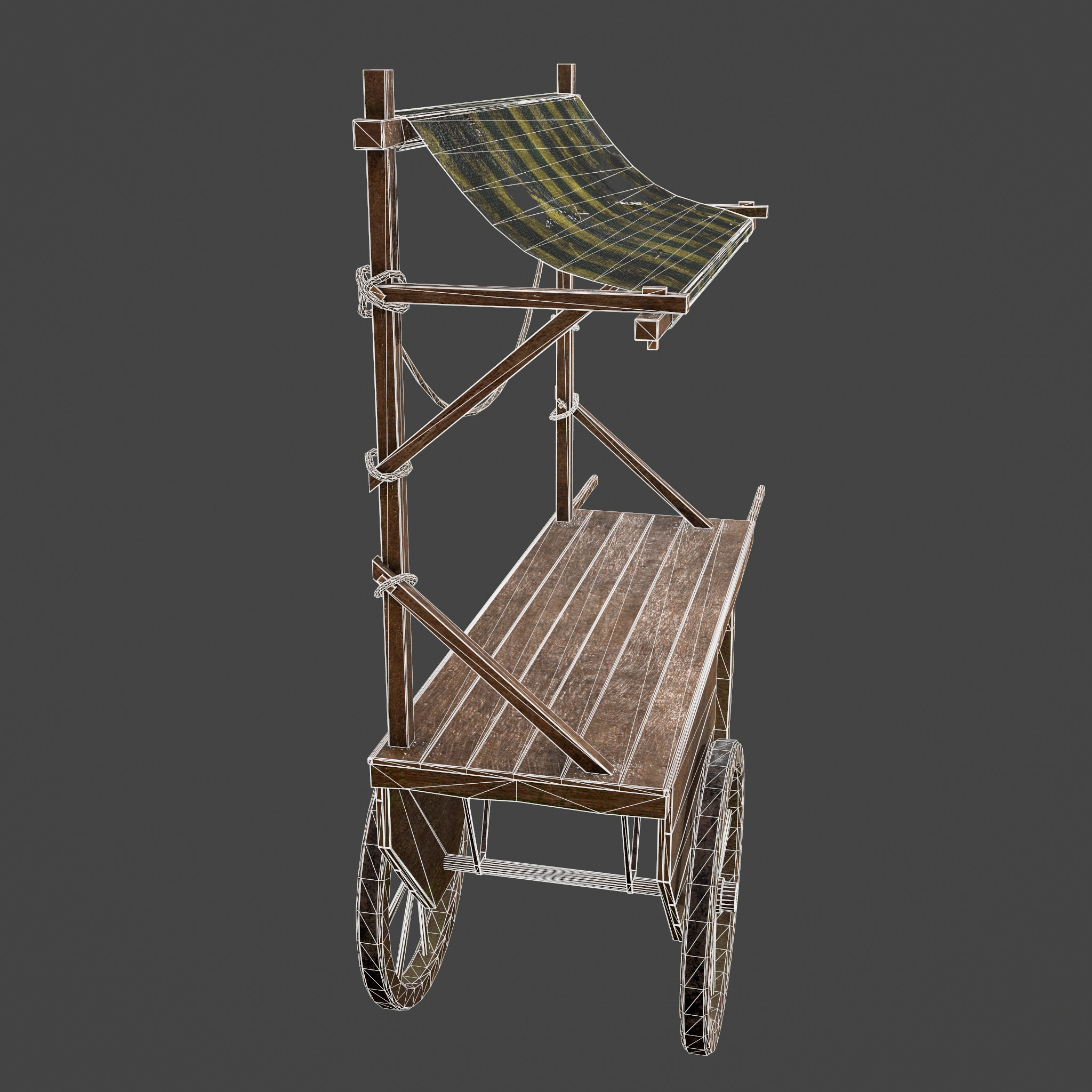 Wheeled Flat Deck Display - 3D Model by Get Dead Entertainment