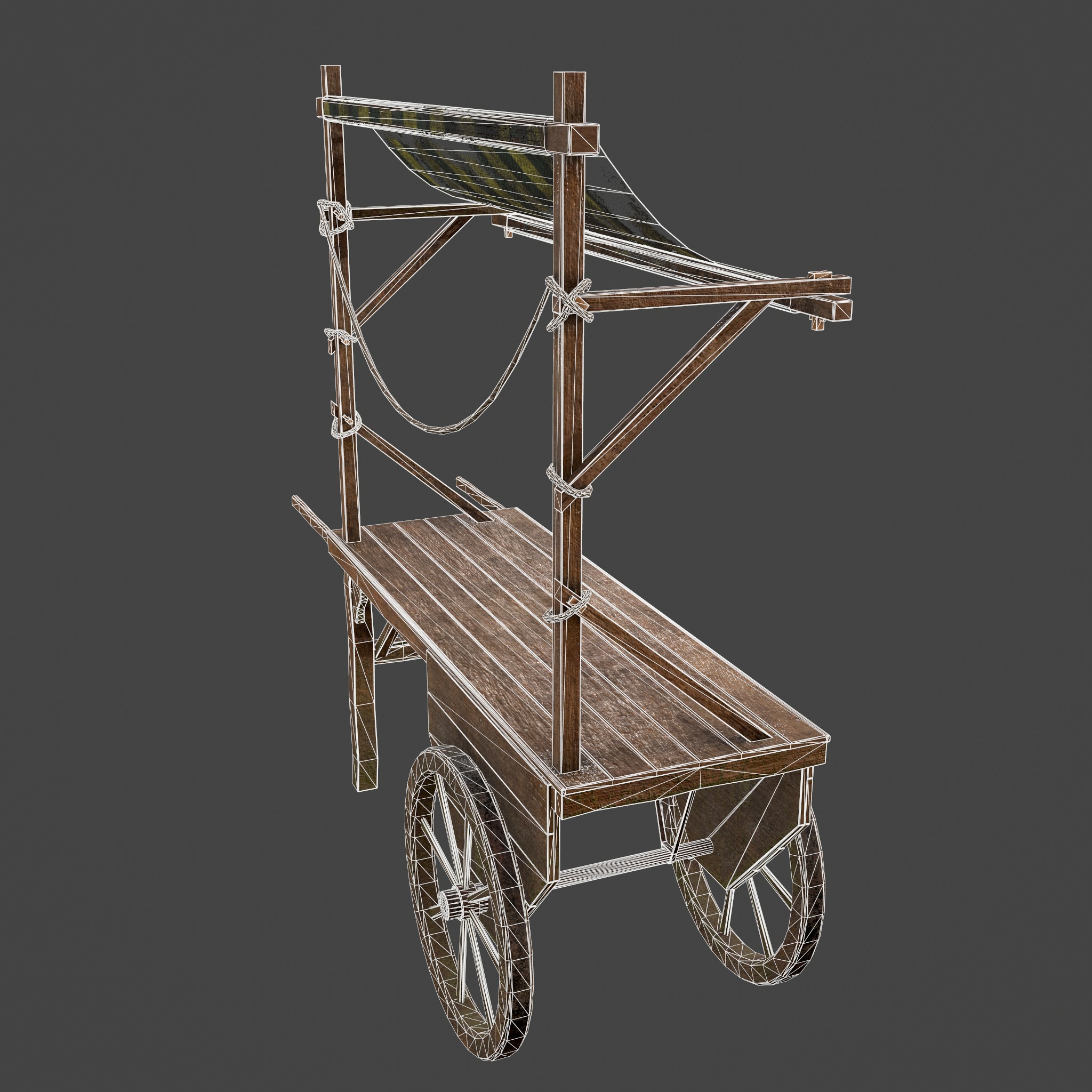 Wheeled Flat Deck Display - 3D Model by Get Dead Entertainment