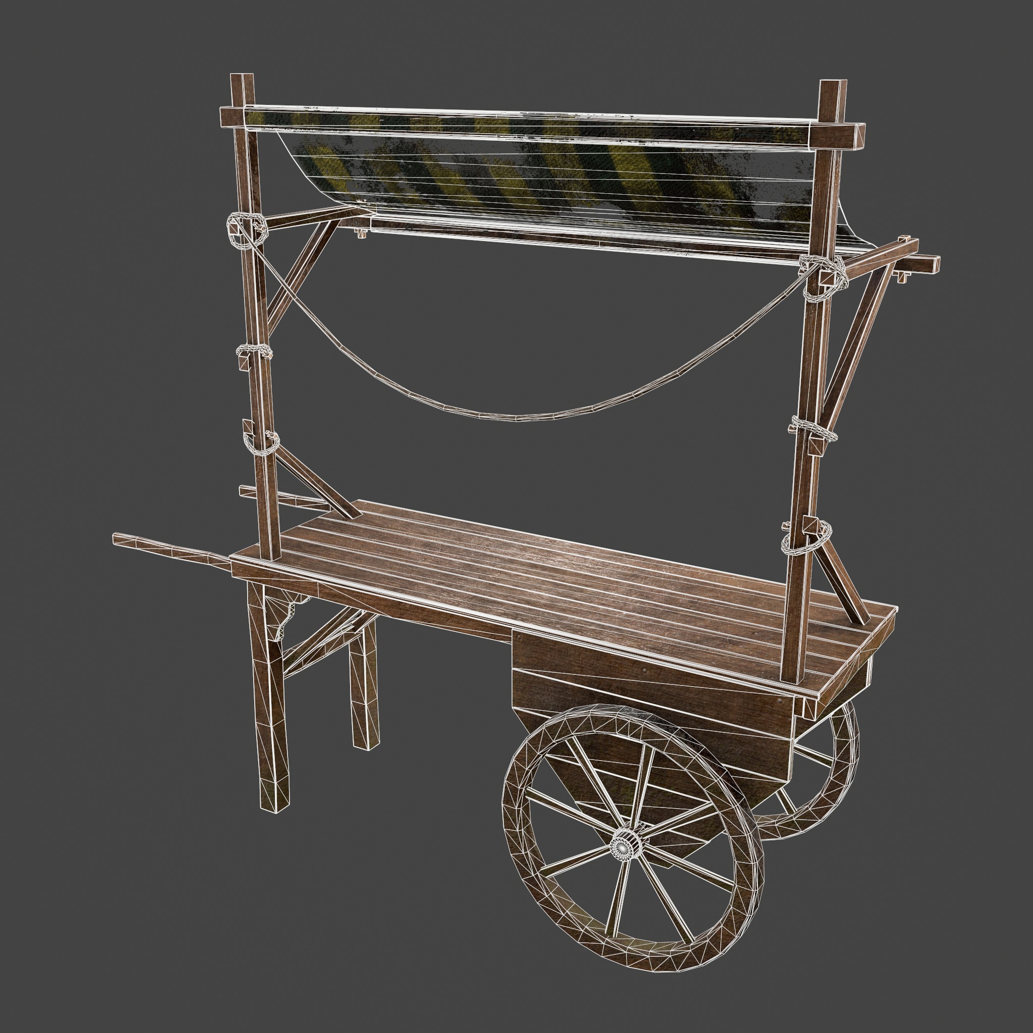 Wheeled Flat Deck Display - 3D Model by Get Dead Entertainment