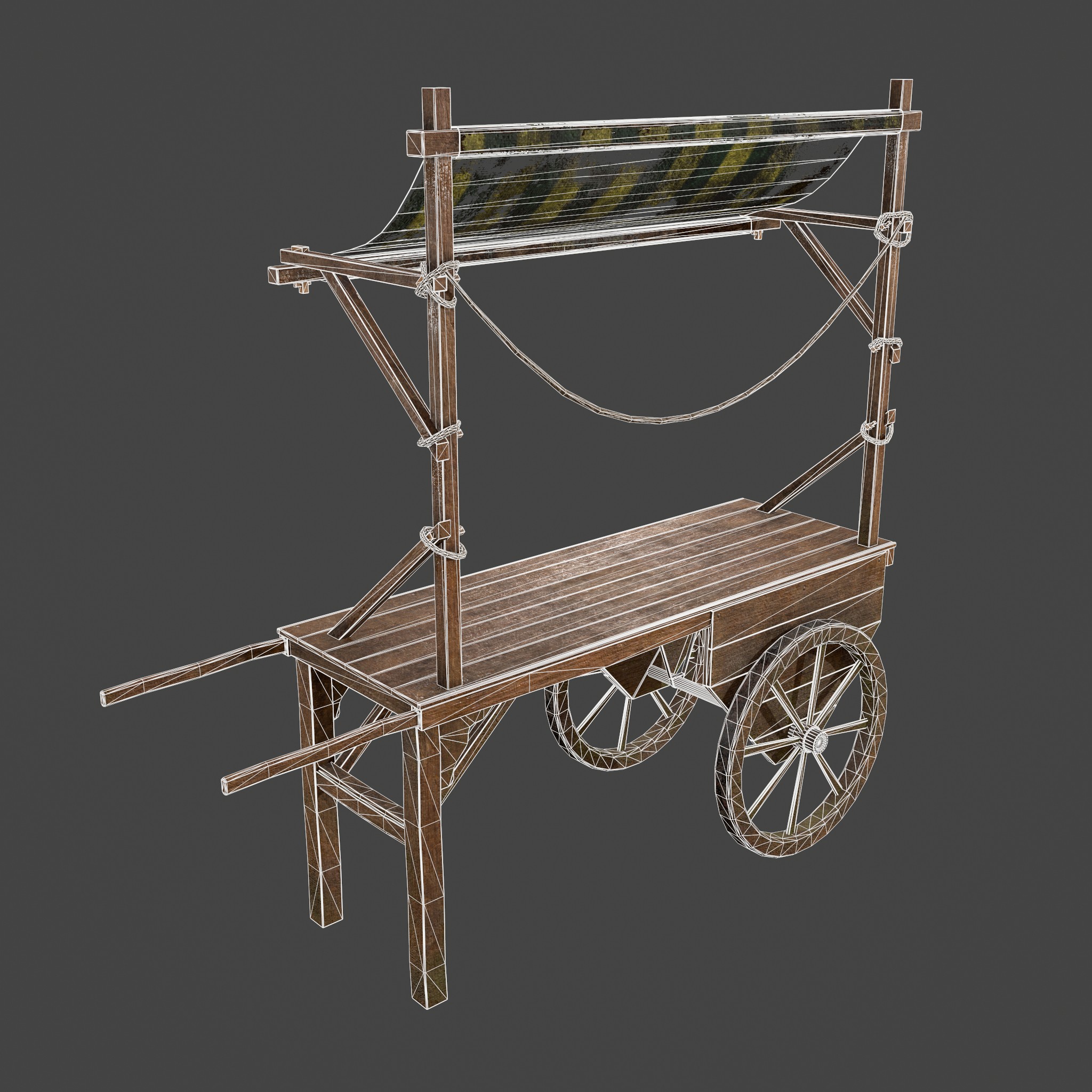 Wheeled Flat Deck Display - 3D Model by Get Dead Entertainment