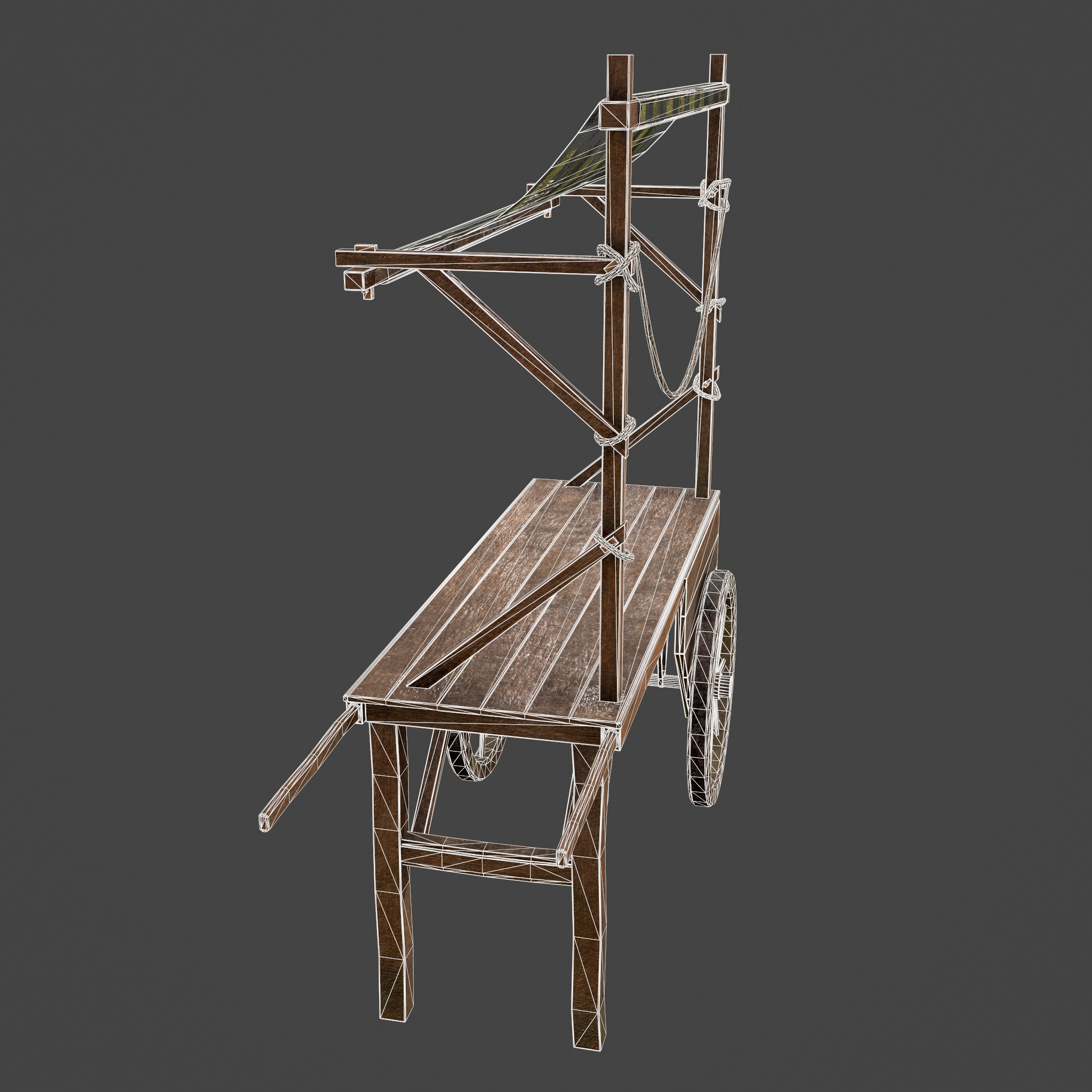 Wheeled Flat Deck Display - 3D Model by Get Dead Entertainment