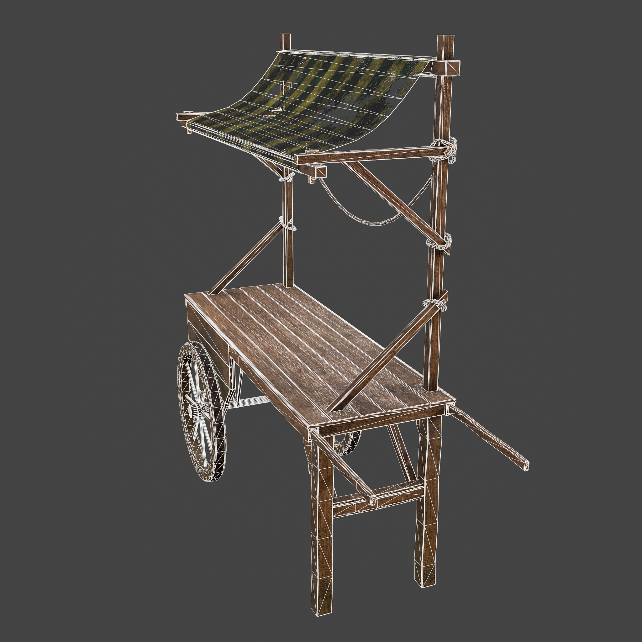Wheeled Flat Deck Display - 3D Model by Get Dead Entertainment
