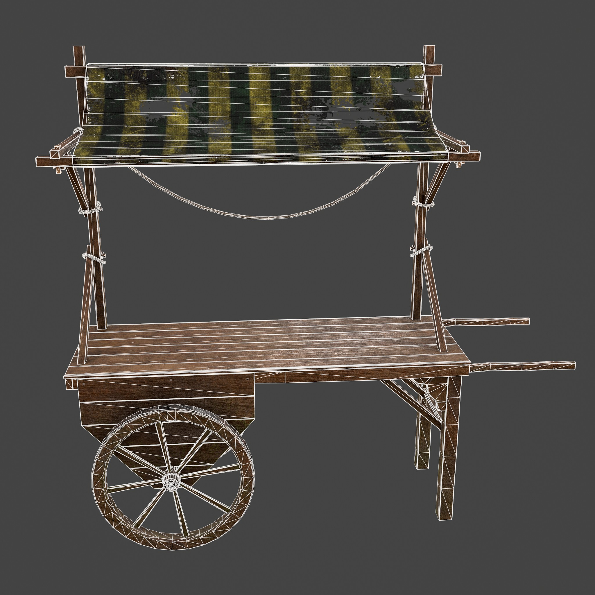 Wheeled Flat Deck Display - 3D Model by Get Dead Entertainment