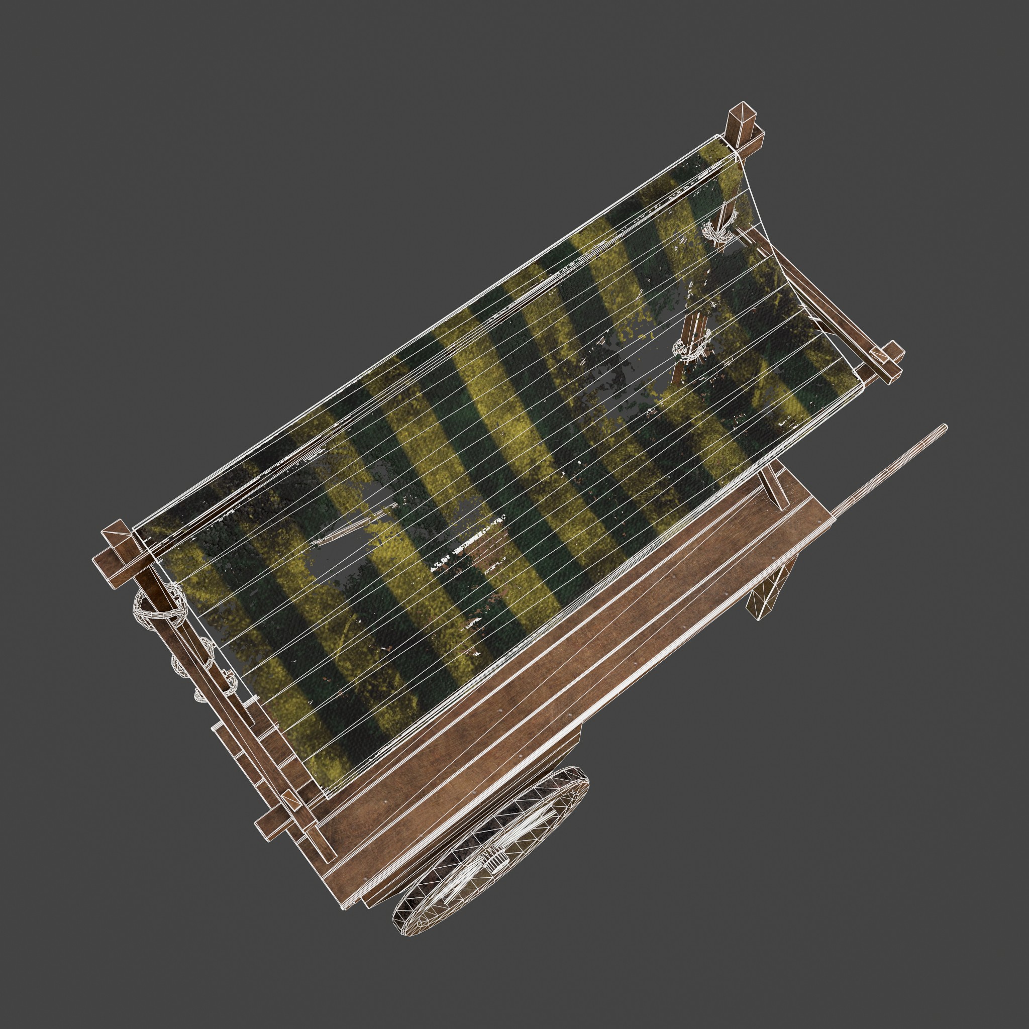 Wheeled Flat Deck Display - 3D Model by Get Dead Entertainment