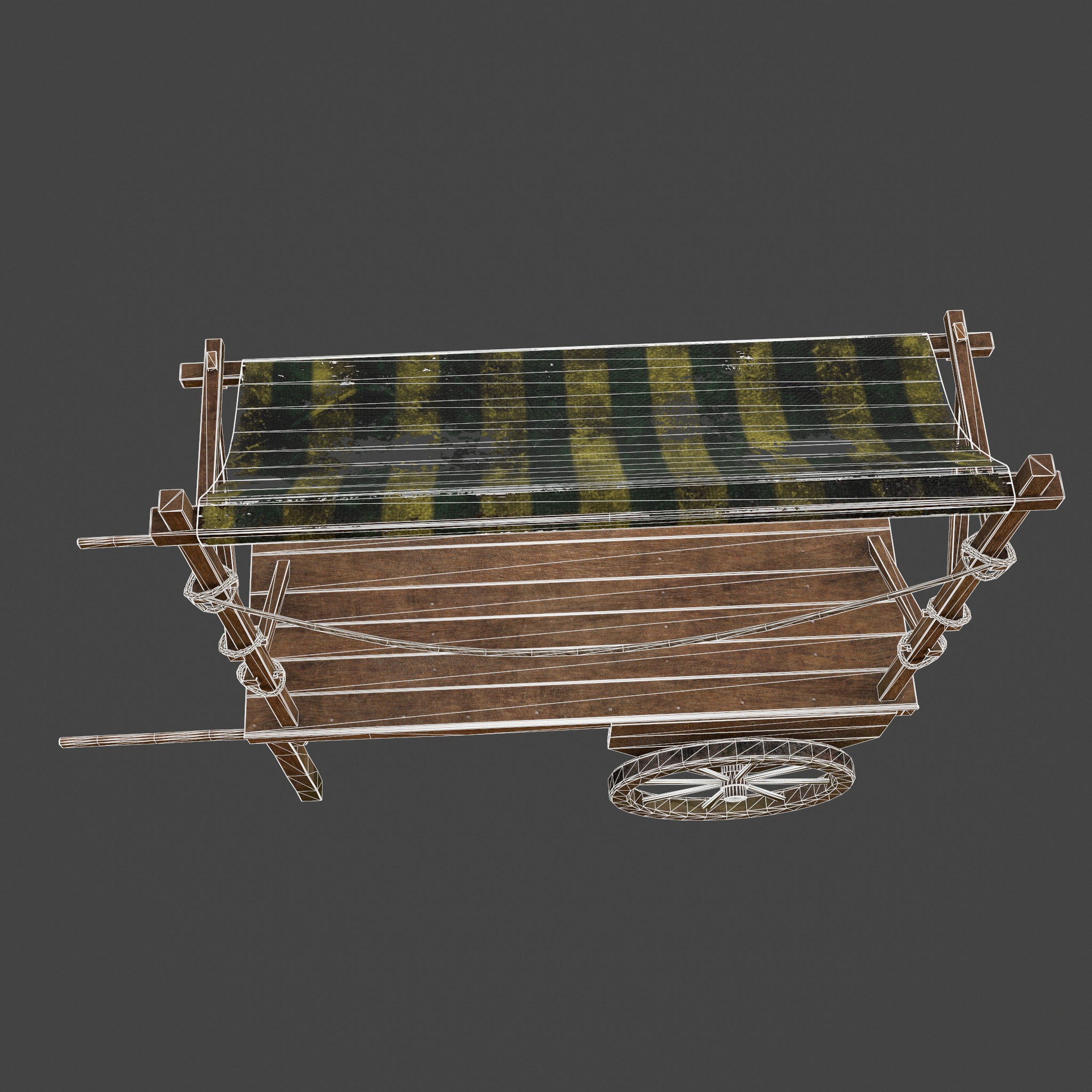 Wheeled Flat Deck Display - 3D Model by Get Dead Entertainment