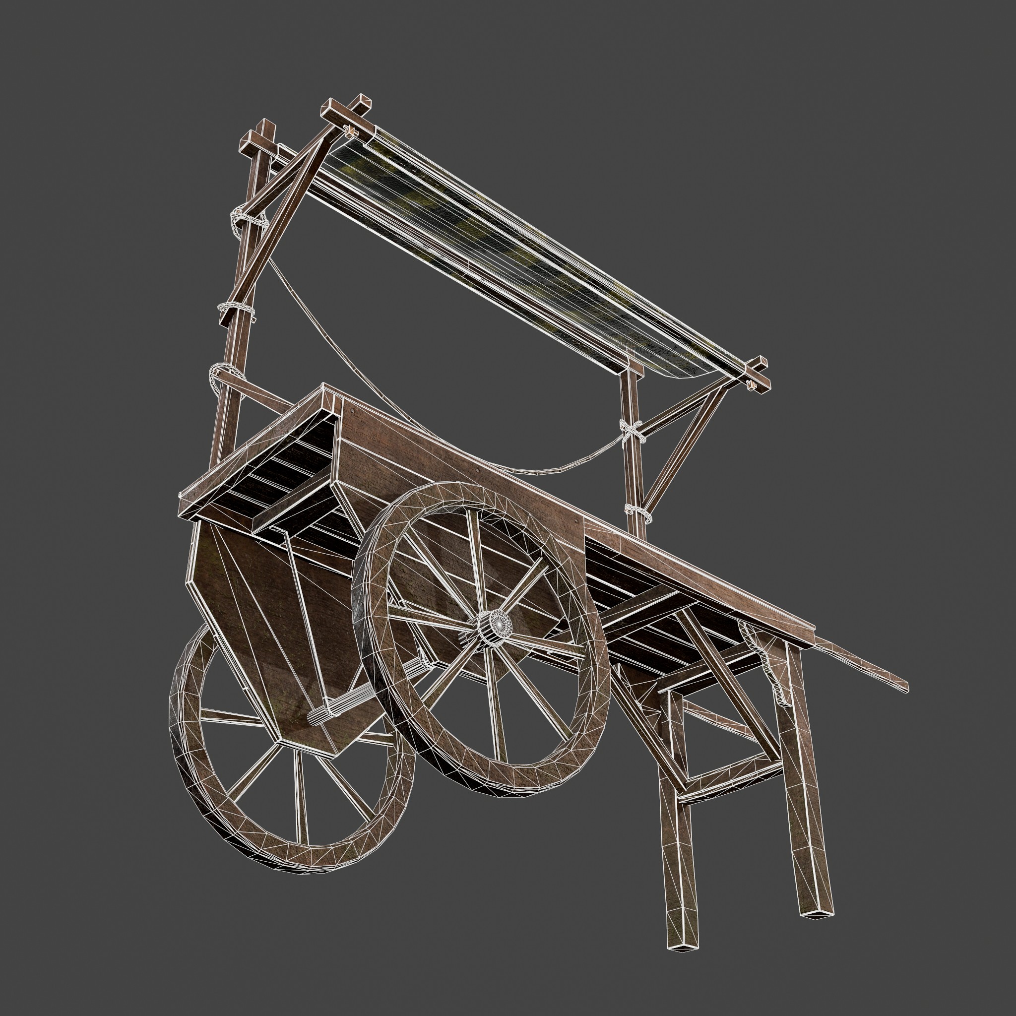 Wheeled Flat Deck Display - 3D Model by Get Dead Entertainment
