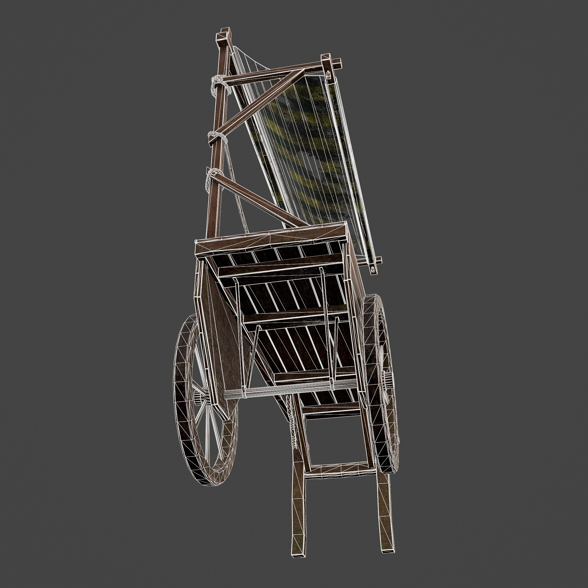 Wheeled Flat Deck Display - 3D Model by Get Dead Entertainment