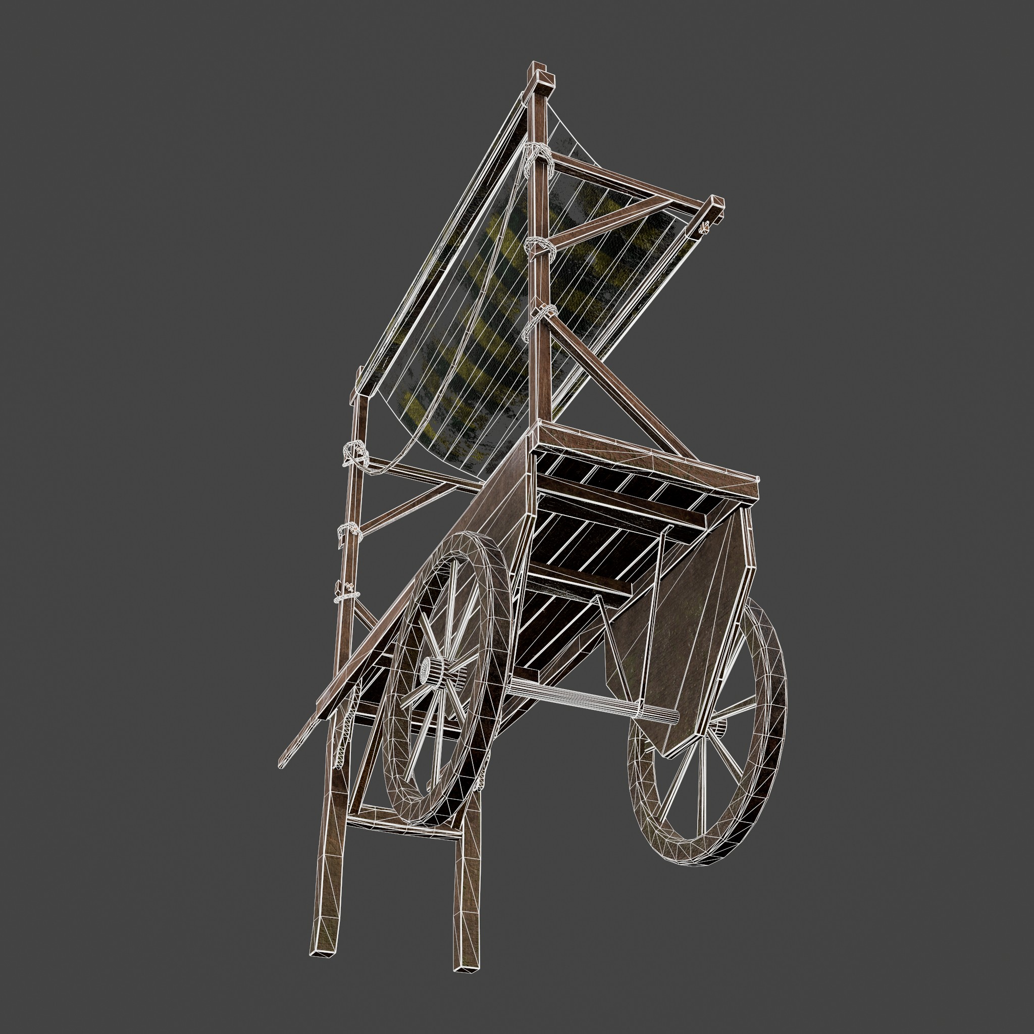 Wheeled Flat Deck Display - 3D Model by Get Dead Entertainment
