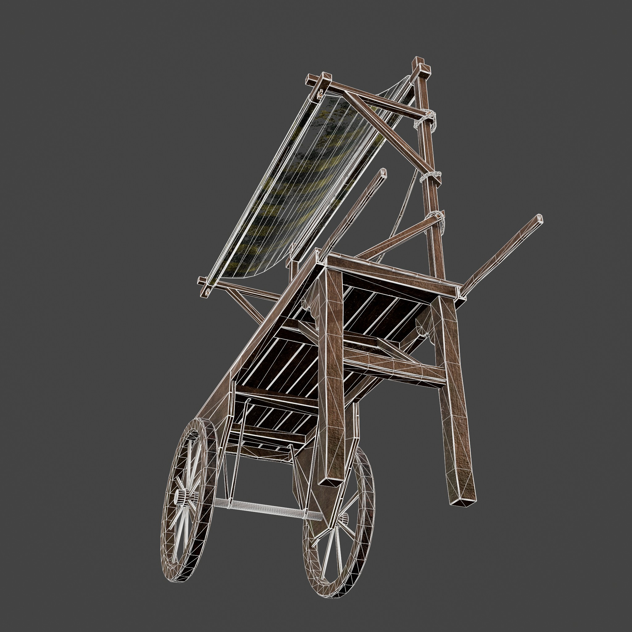 Wheeled Flat Deck Display - 3D Model by Get Dead Entertainment