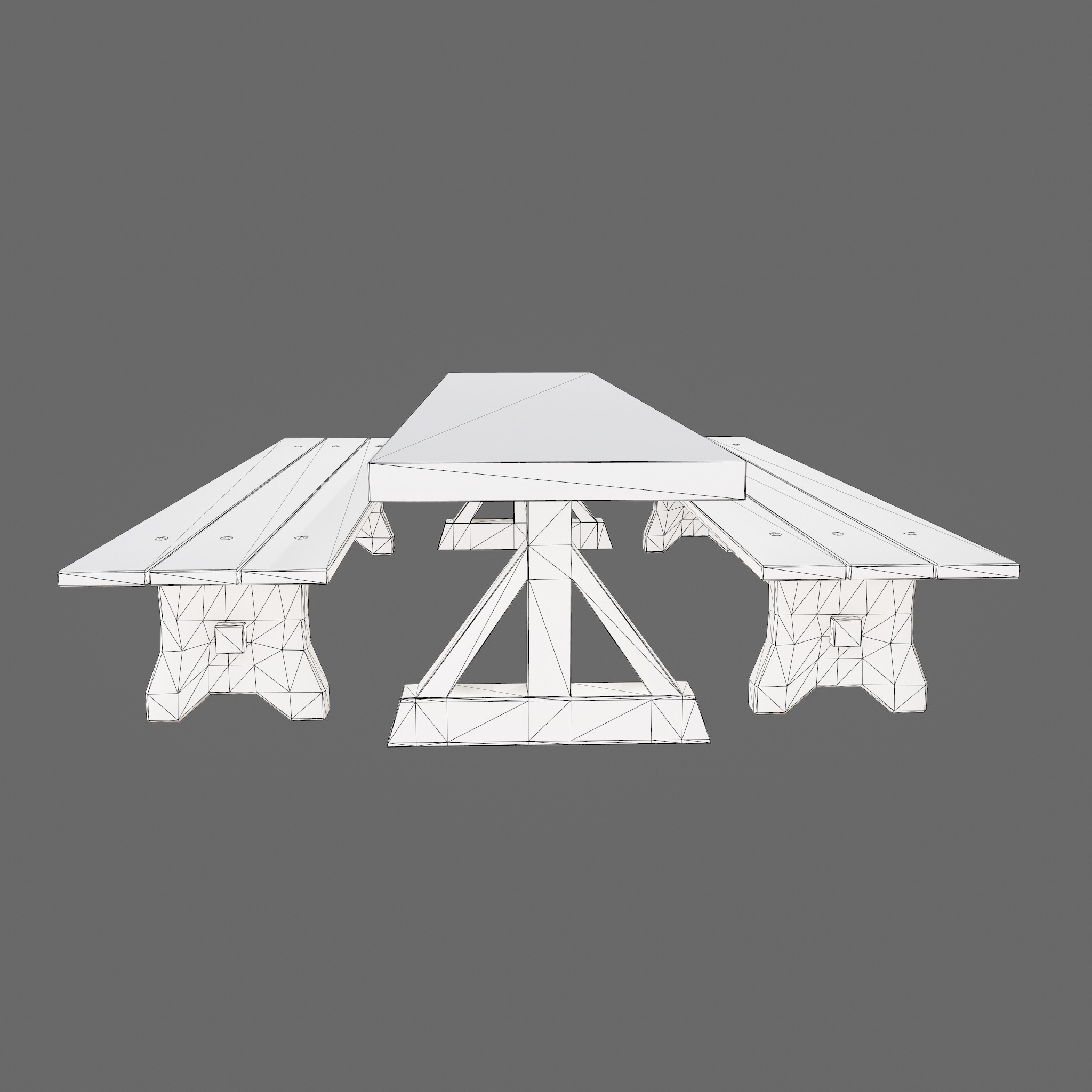 Wide Table - Free 3D Model by Get Dead Entertainment