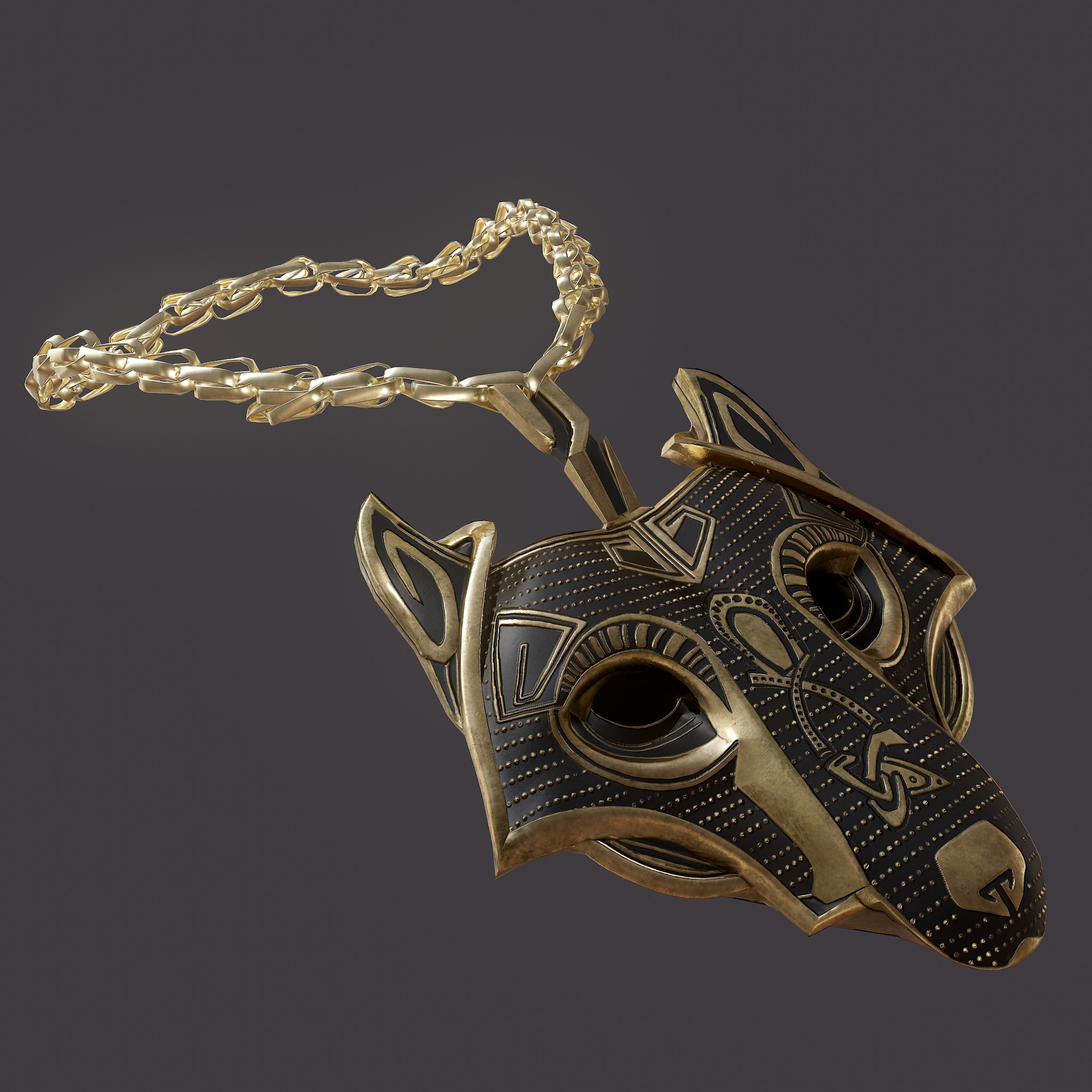 Wolf Pendant - 3D Model by Get Dead Entertainment