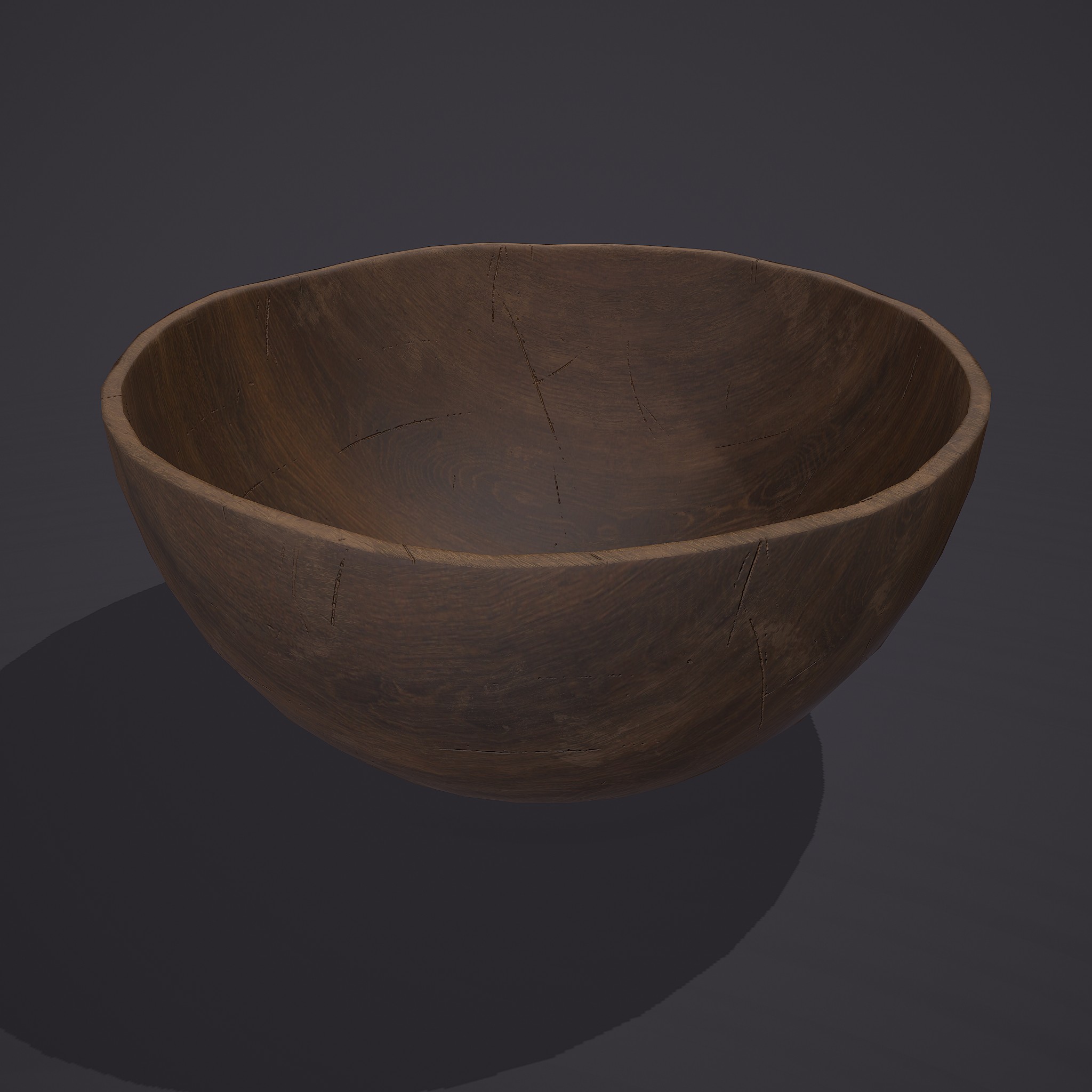 Wood Bowl - 3D Model by Get Dead Entertainment