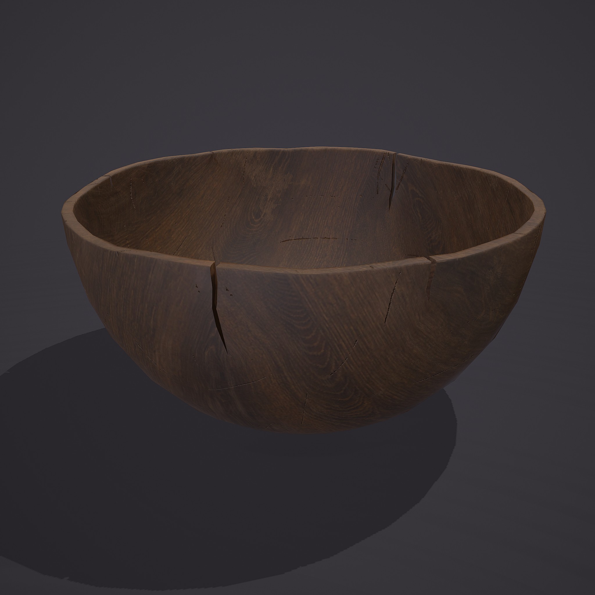Wood Bowl - 3D Model by Get Dead Entertainment