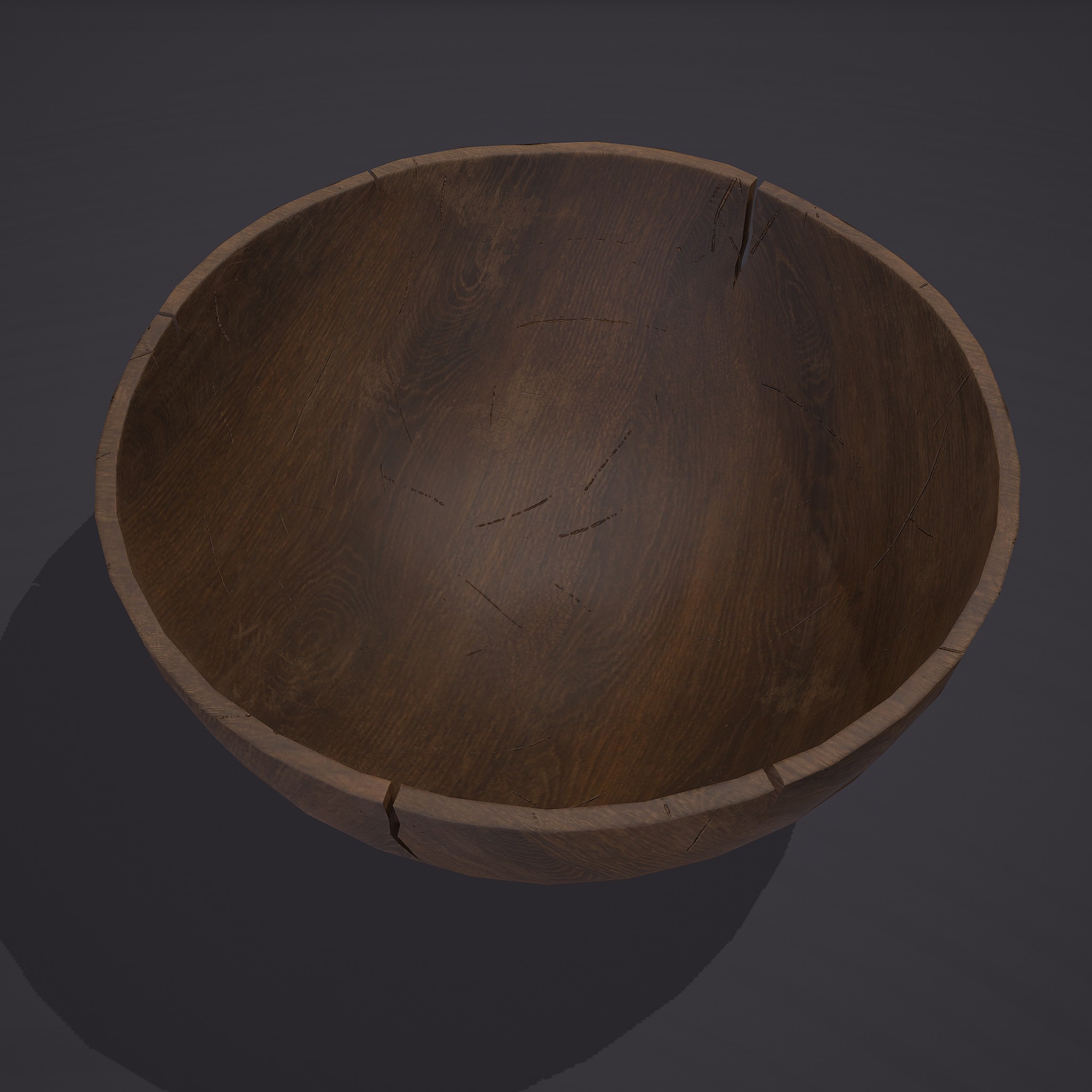 Wood Bowl - 3D Model by Get Dead Entertainment