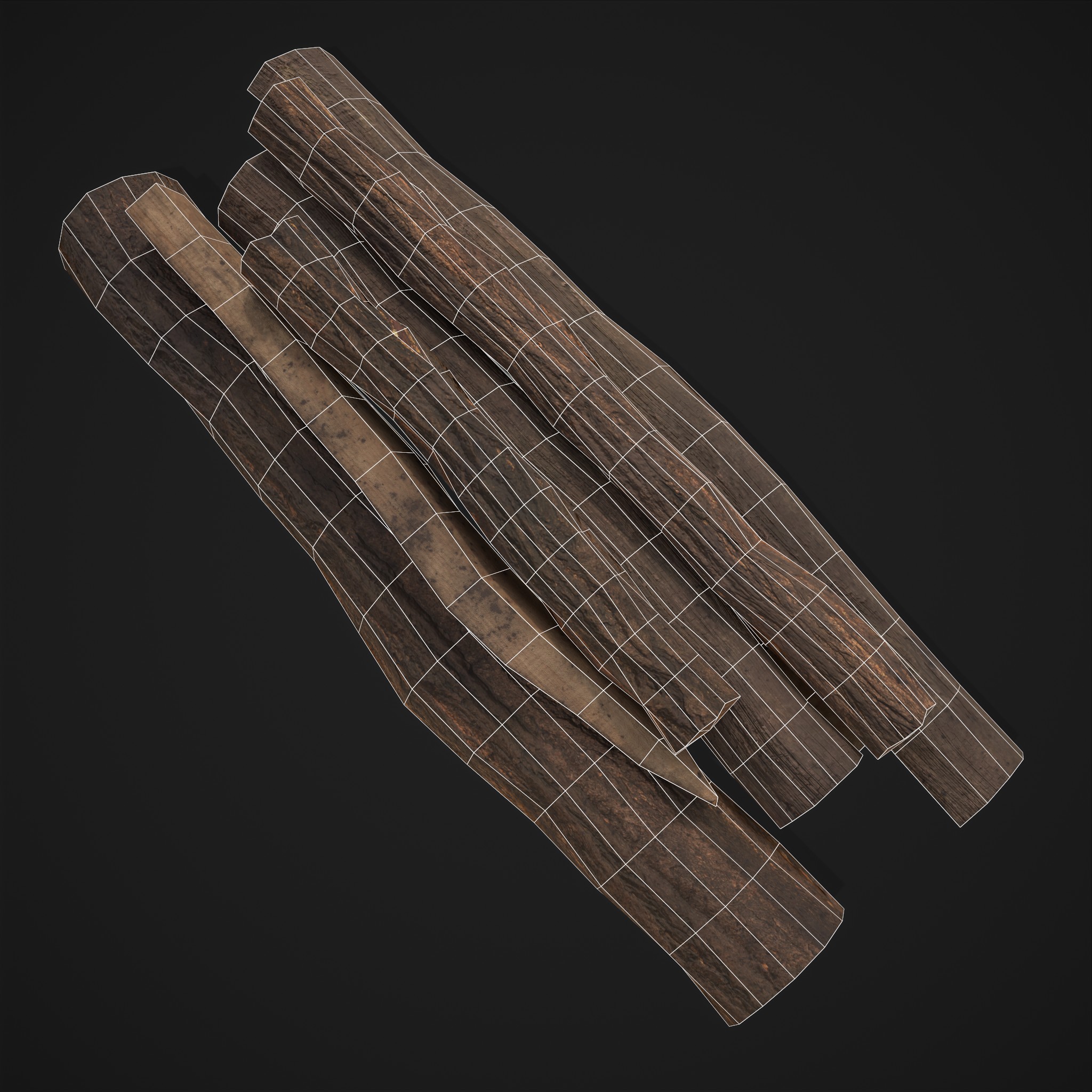 Wood Logs Pile - 3D Model by Get Dead Entertainment