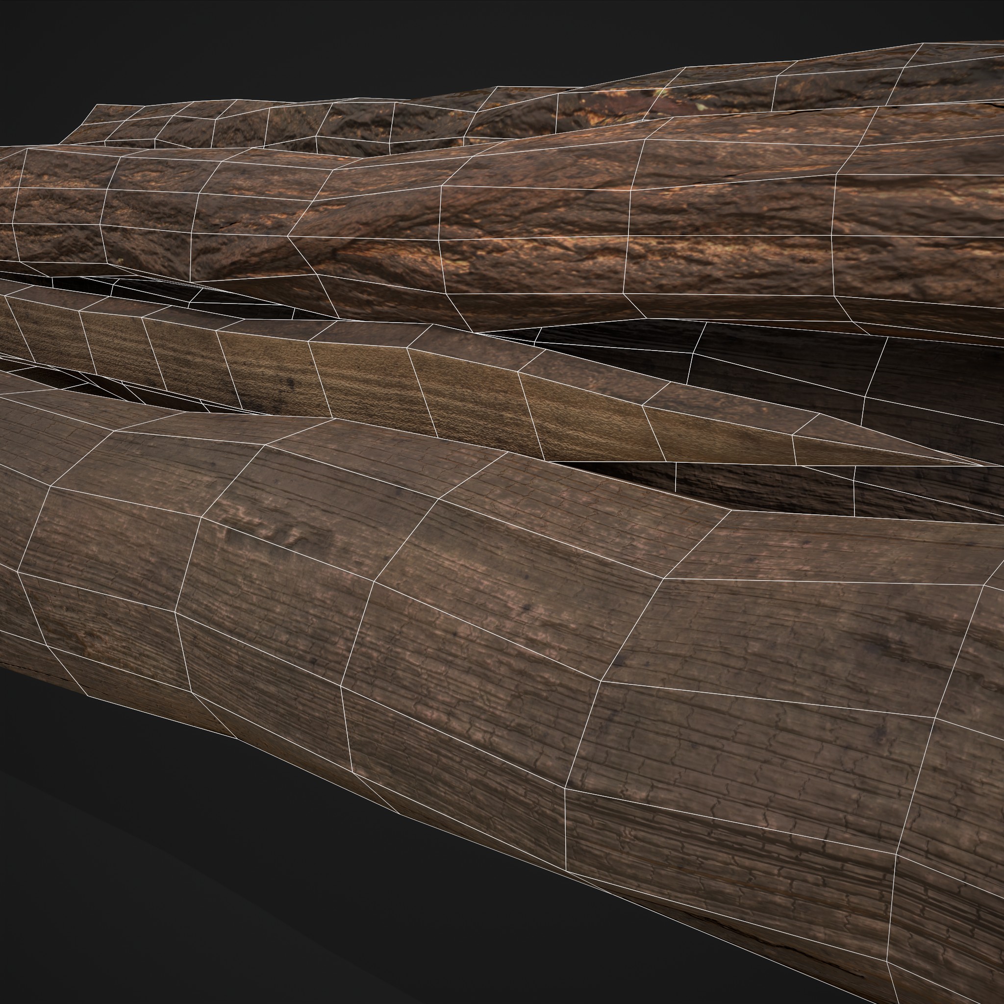 Wood Logs Pile - 3D Model by Get Dead Entertainment
