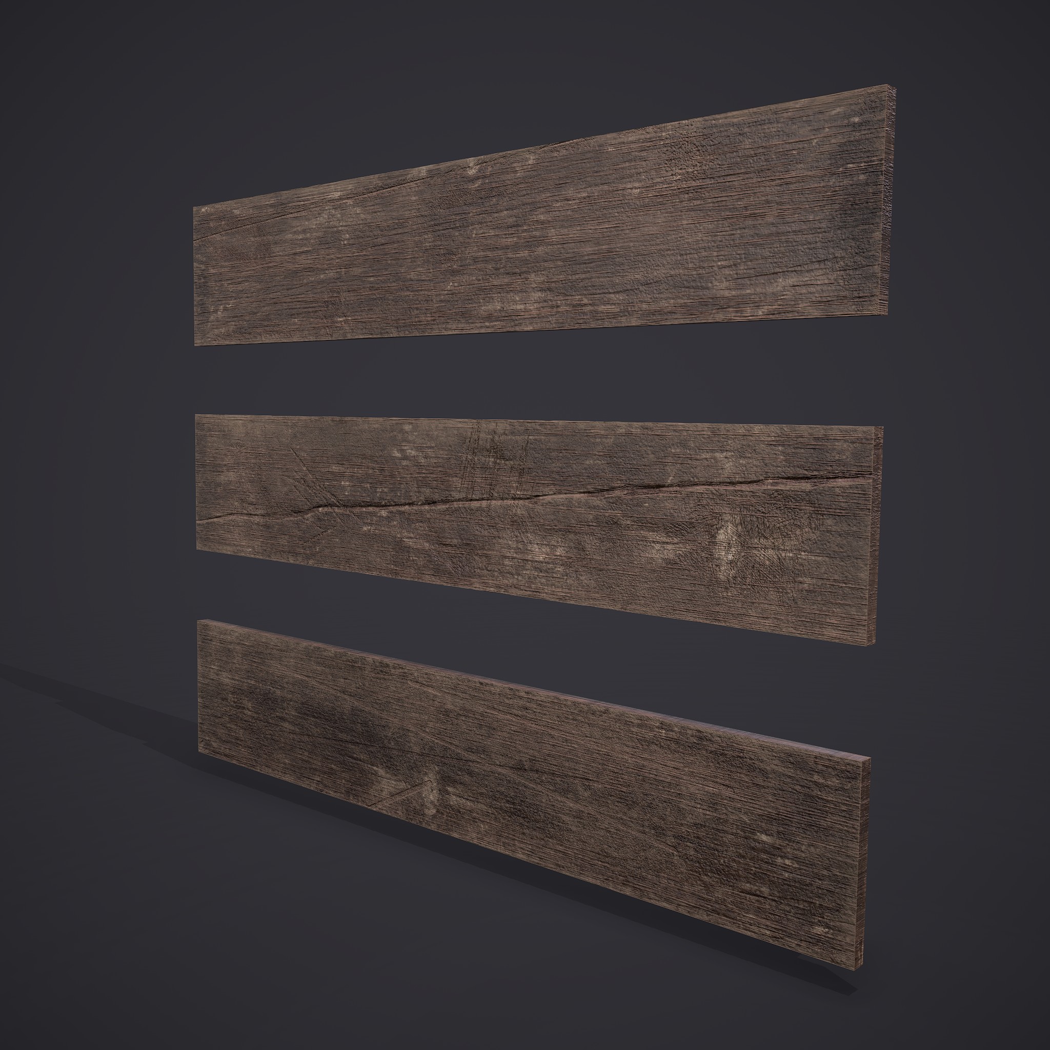 Wood Planks - 3D Model by Get Dead Entertainment